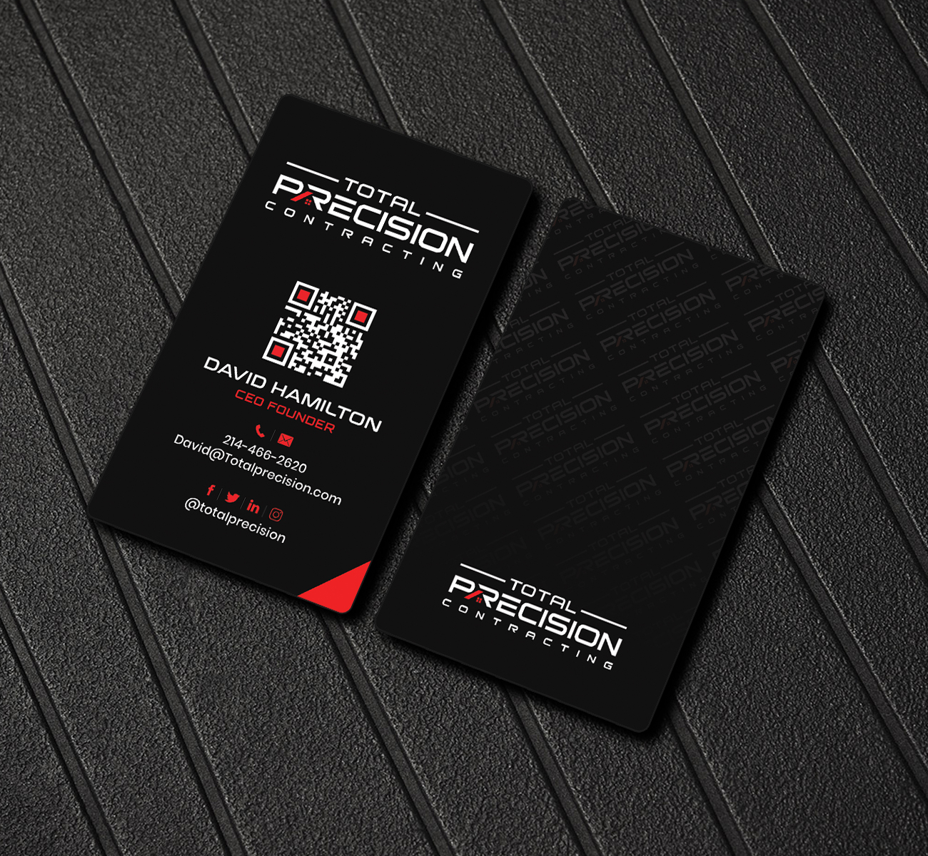 Bold, Professional, Roofing / Storm Restoration Business Card Design ...