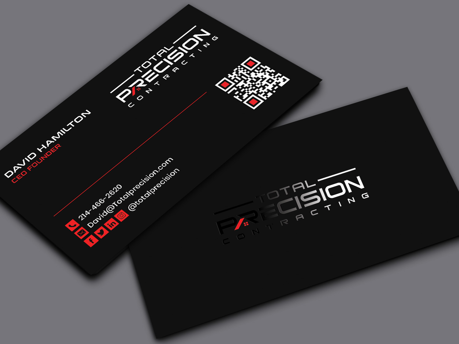 Bold, Professional, Roofing / Storm Restoration Business Card Design ...