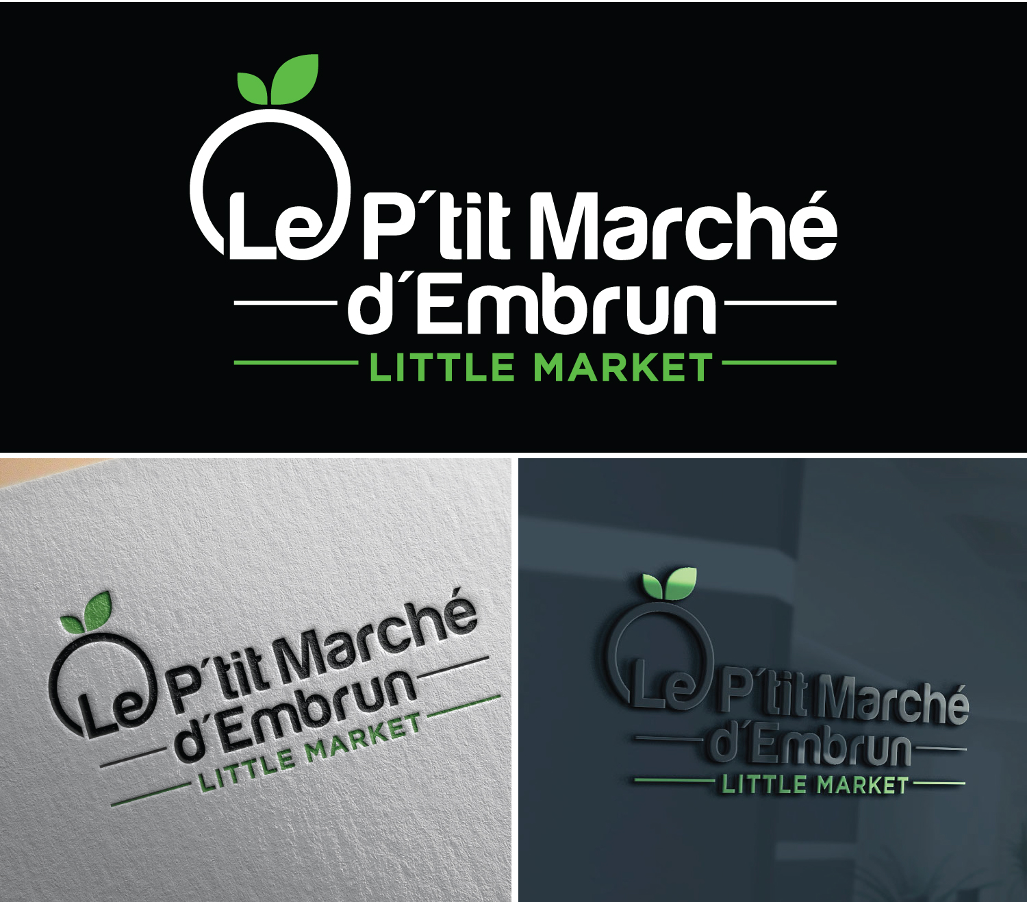Logo Design for Le P'tit Marché d'Embrun Little Market by Atec | Design ...