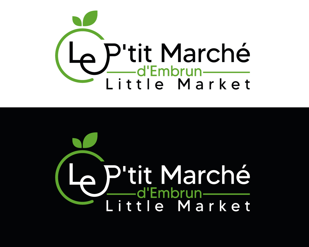 Logo Design for Le P'tit Marché d'Embrun Little Market by Juli creation ...
