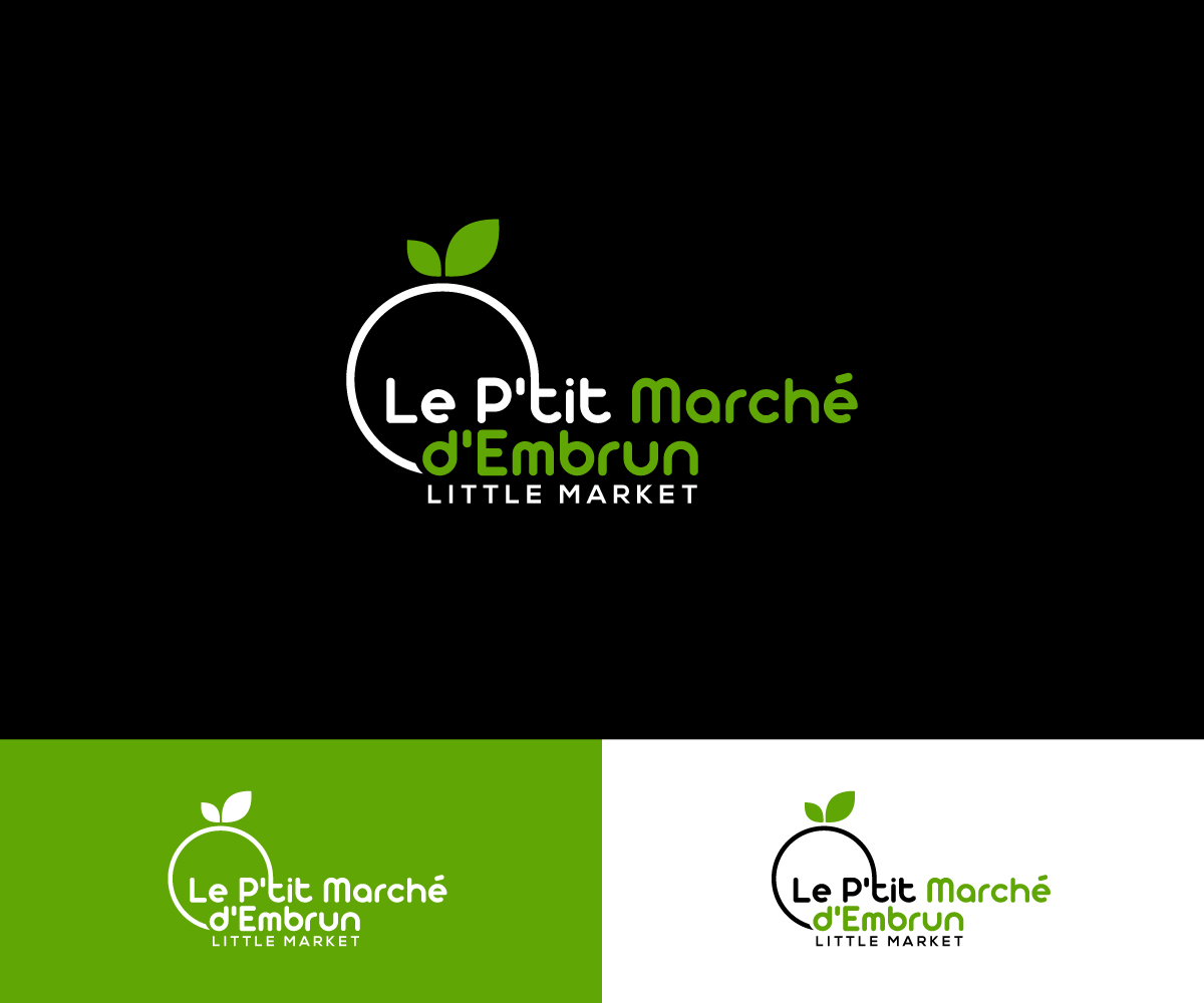 Logo Design for Le P'tit Marché d'Embrun Little Market by step forward ...