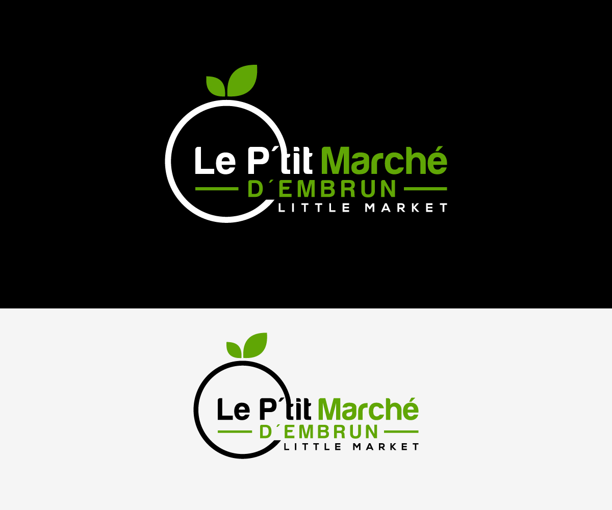 Logo Design for Le P'tit Marché d'Embrun Little Market by step forward ...