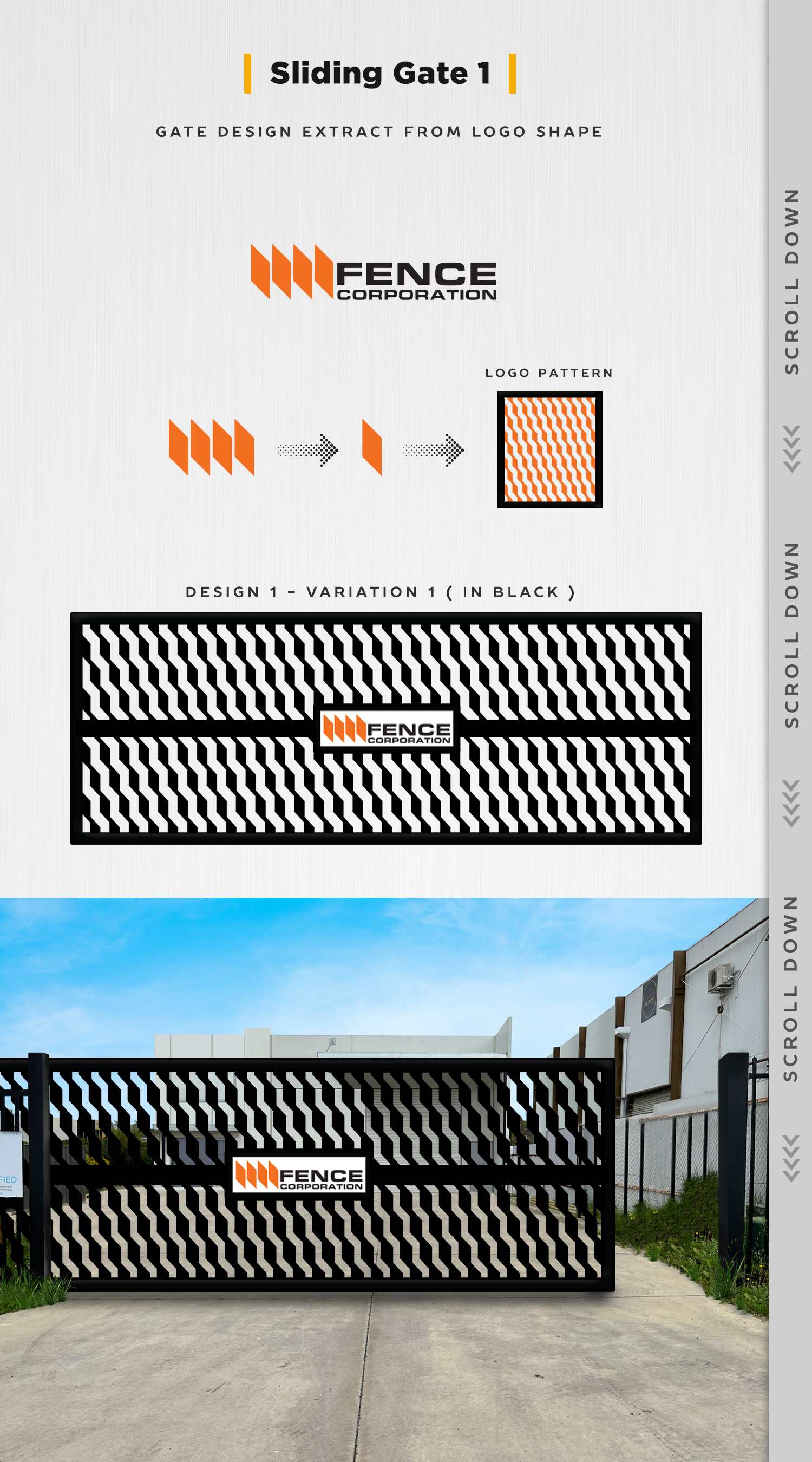 Serious, Modern, Fence Construction - Industrial Graphic Design for a ...