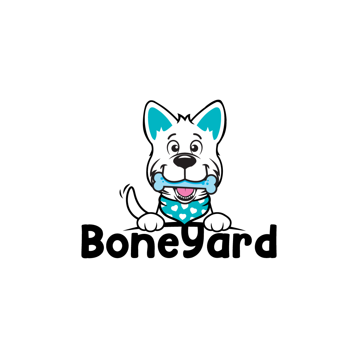 Colorful, Bold, Pets Logo Design for BoneYard by MD ROKON UDDIN | Design #31084661