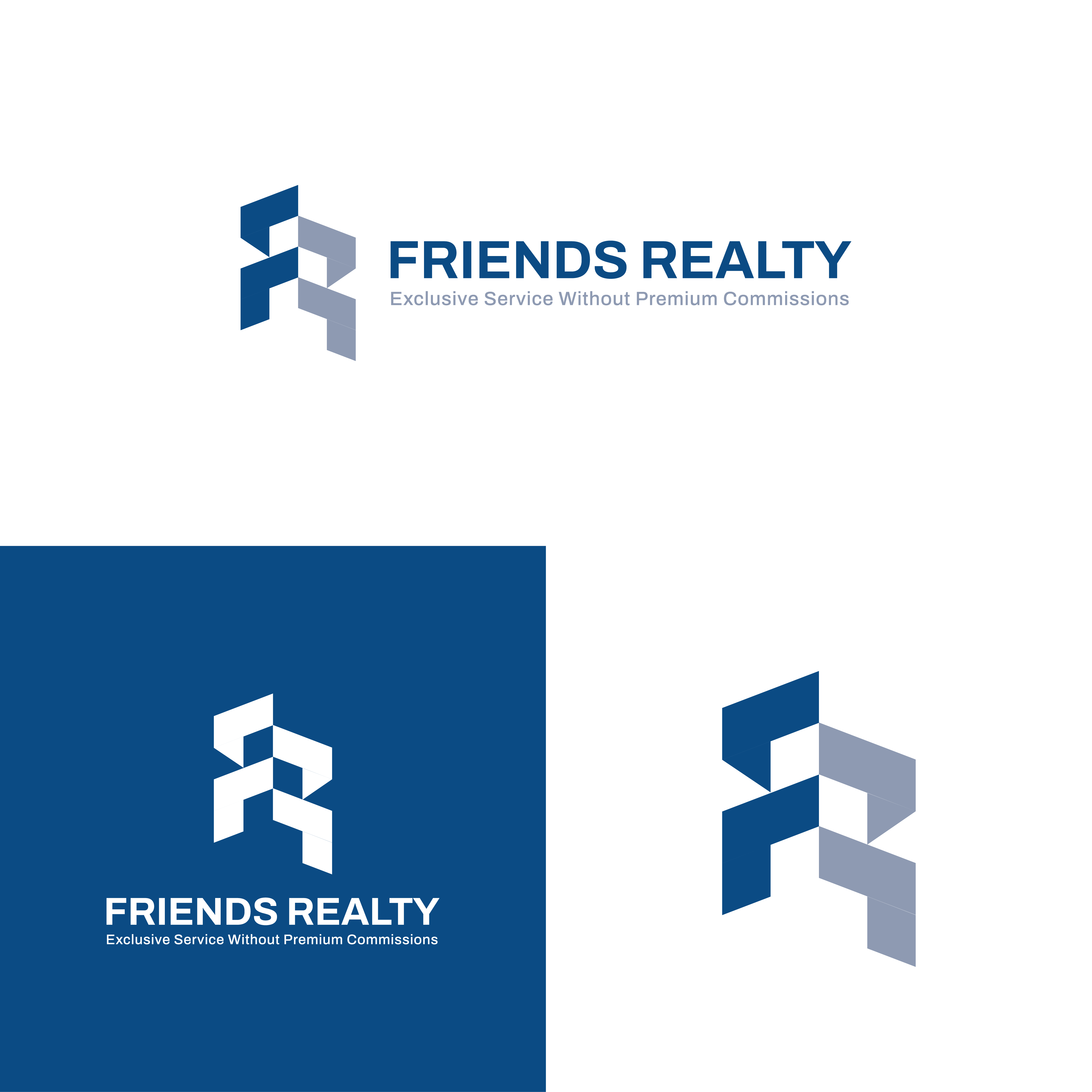 Elegant, Playful, Real Estate Broker Logo Design for Friends Realty ...