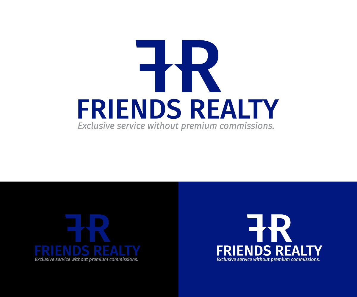 Elegant, Playful, Real Estate Broker Logo Design for Friends Realty ...