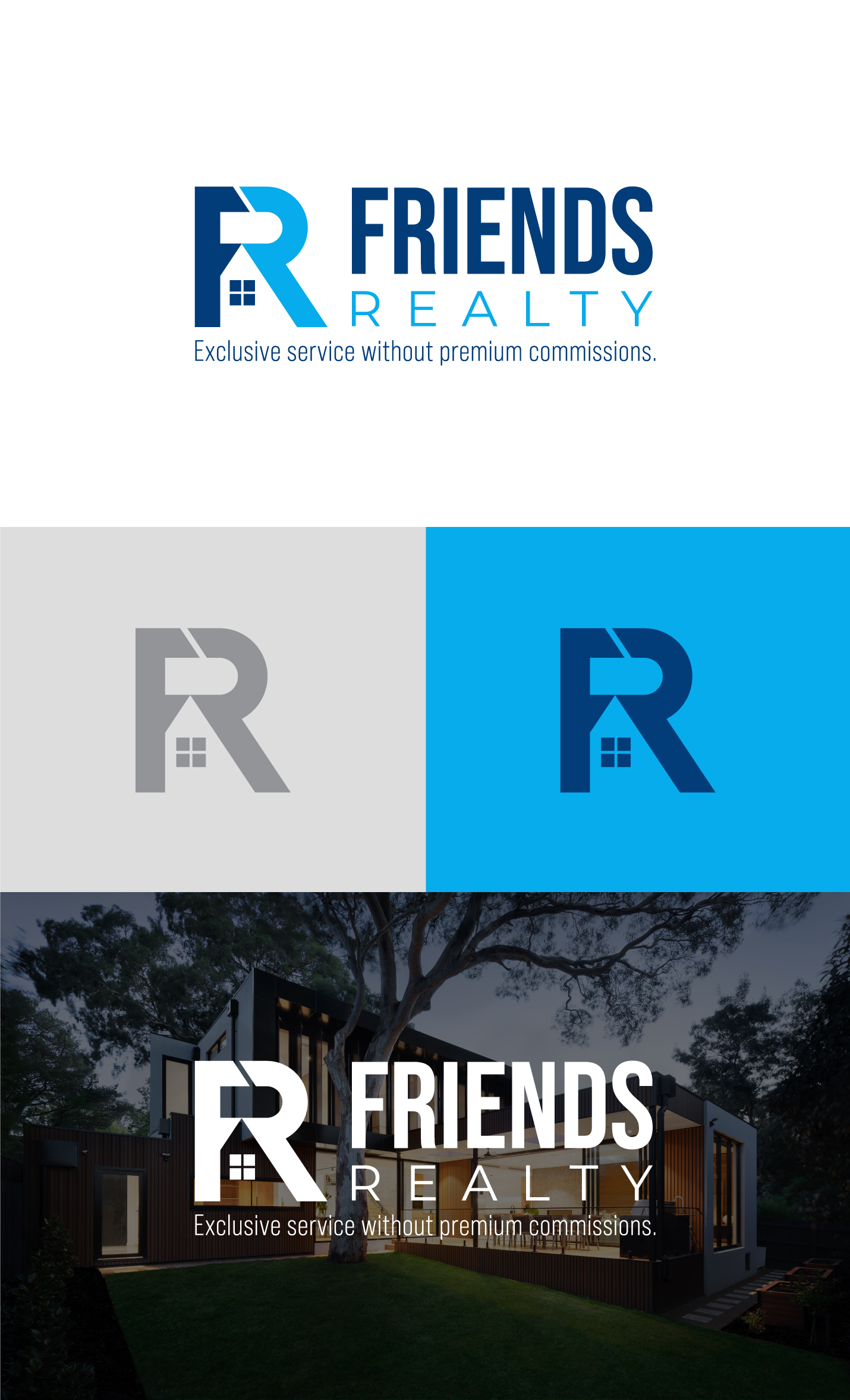 Elegant, Playful, Real Estate Broker Logo Design for Friends Realty ...