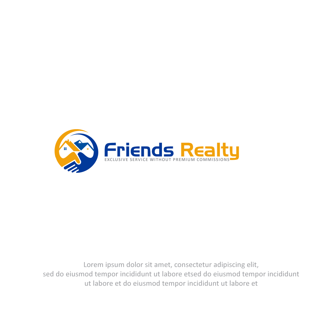 Elegant, Playful, Real Estate Broker Logo Design for Friends Realty ...