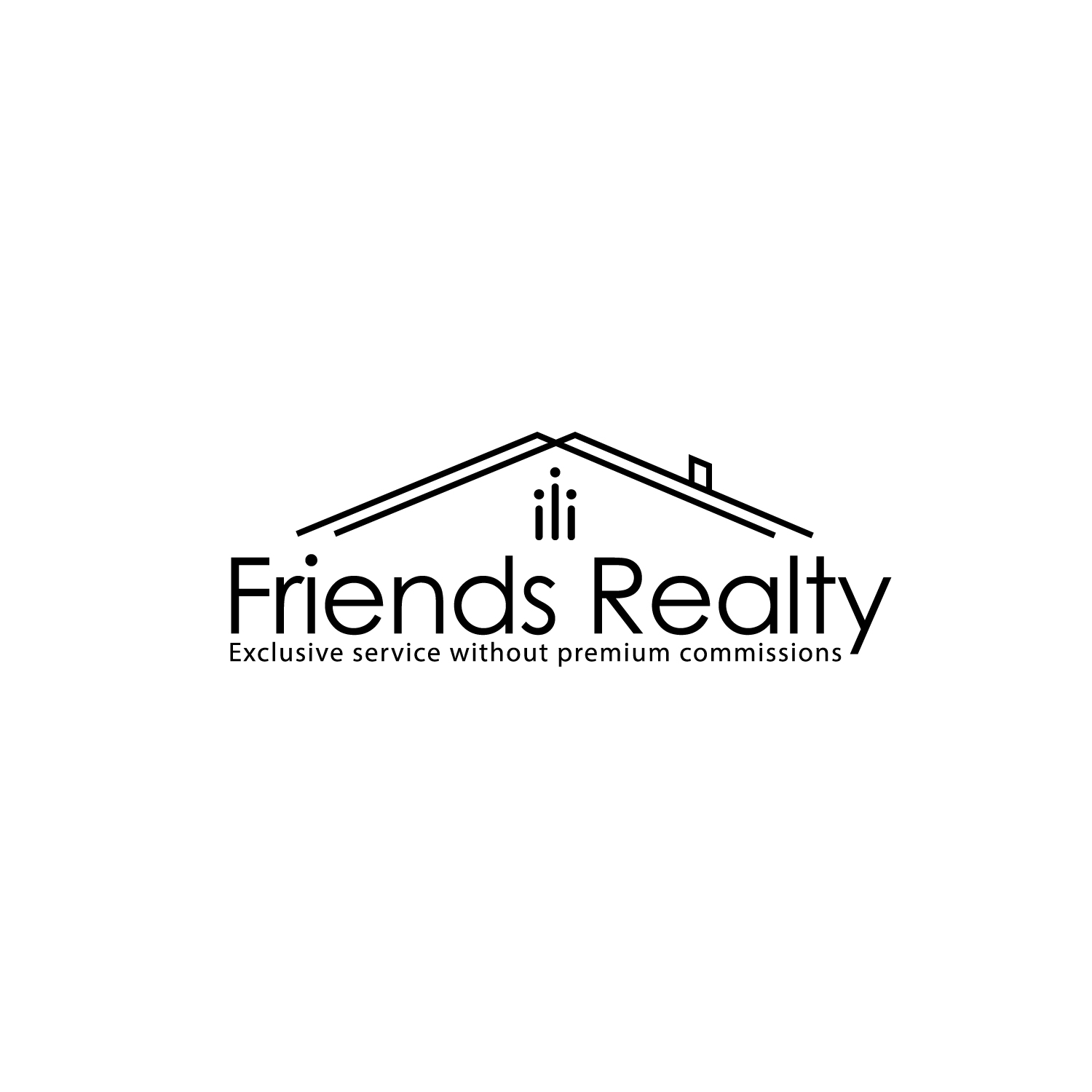 Elegant, Playful, Real Estate Broker Logo Design for Friends Realty ...