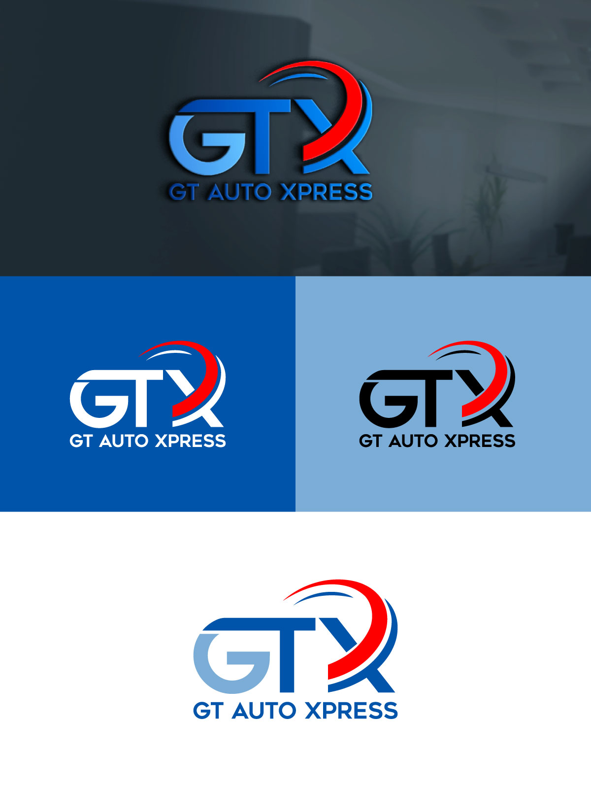 Modern, Upmarket, Automotive Logo Design for GT Auto Xpress by ...