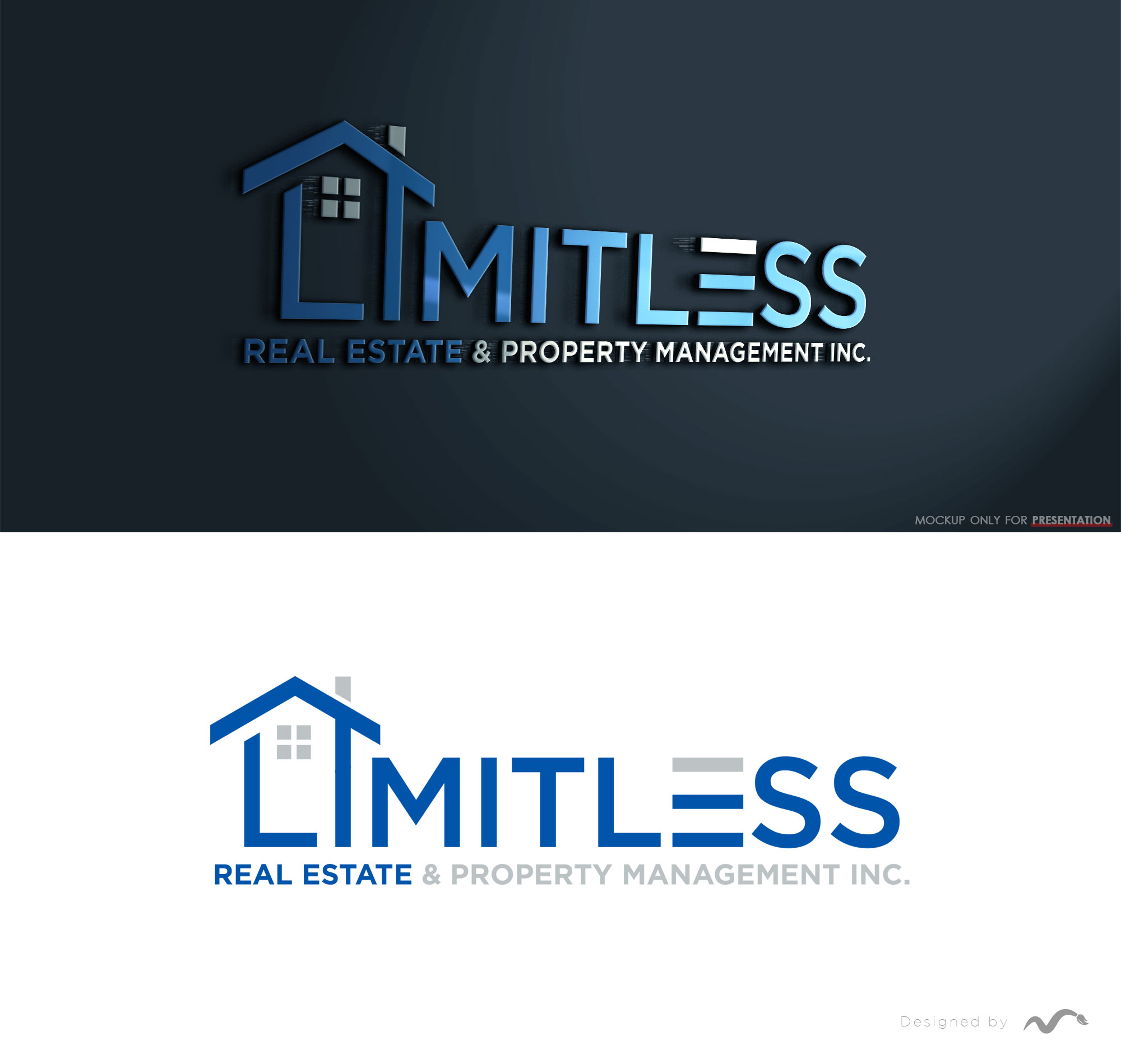Upmarket, Modern, Real Estate & Property Management Logo Design for ...