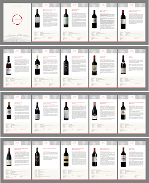 CARTE DES VINS ET CHAMPAGES | 19 Flyer Designs for a business in France