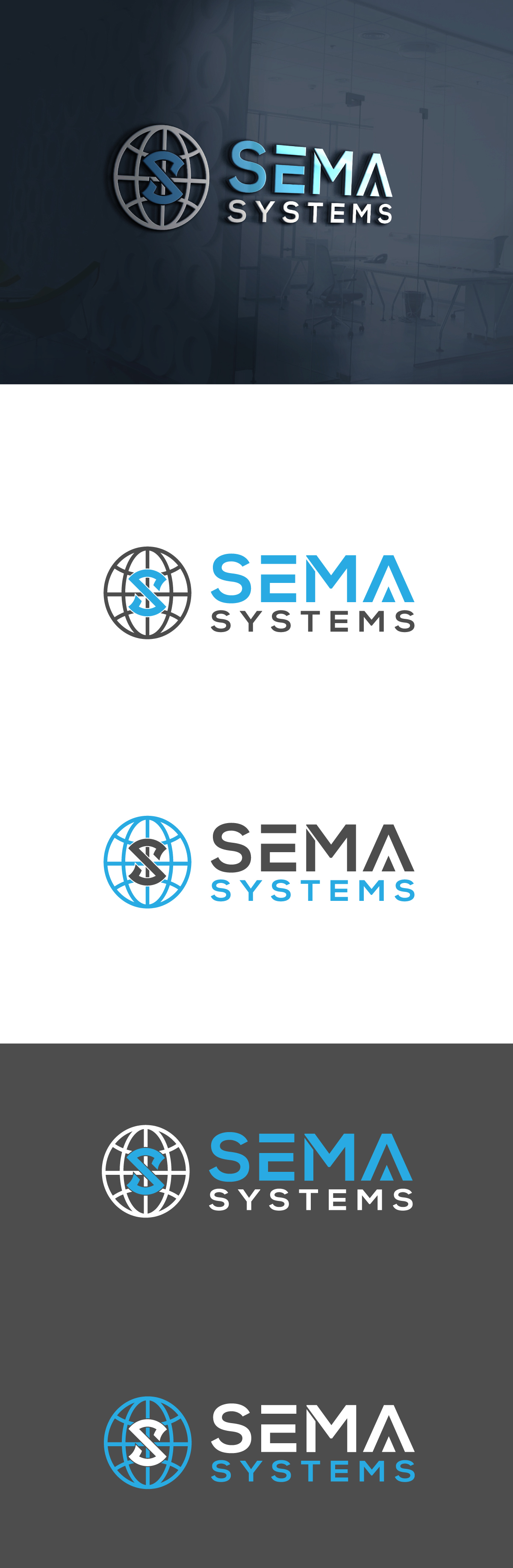 Modern, Elegant, IT Logo Design for SEMA Systems by premise | Design ...