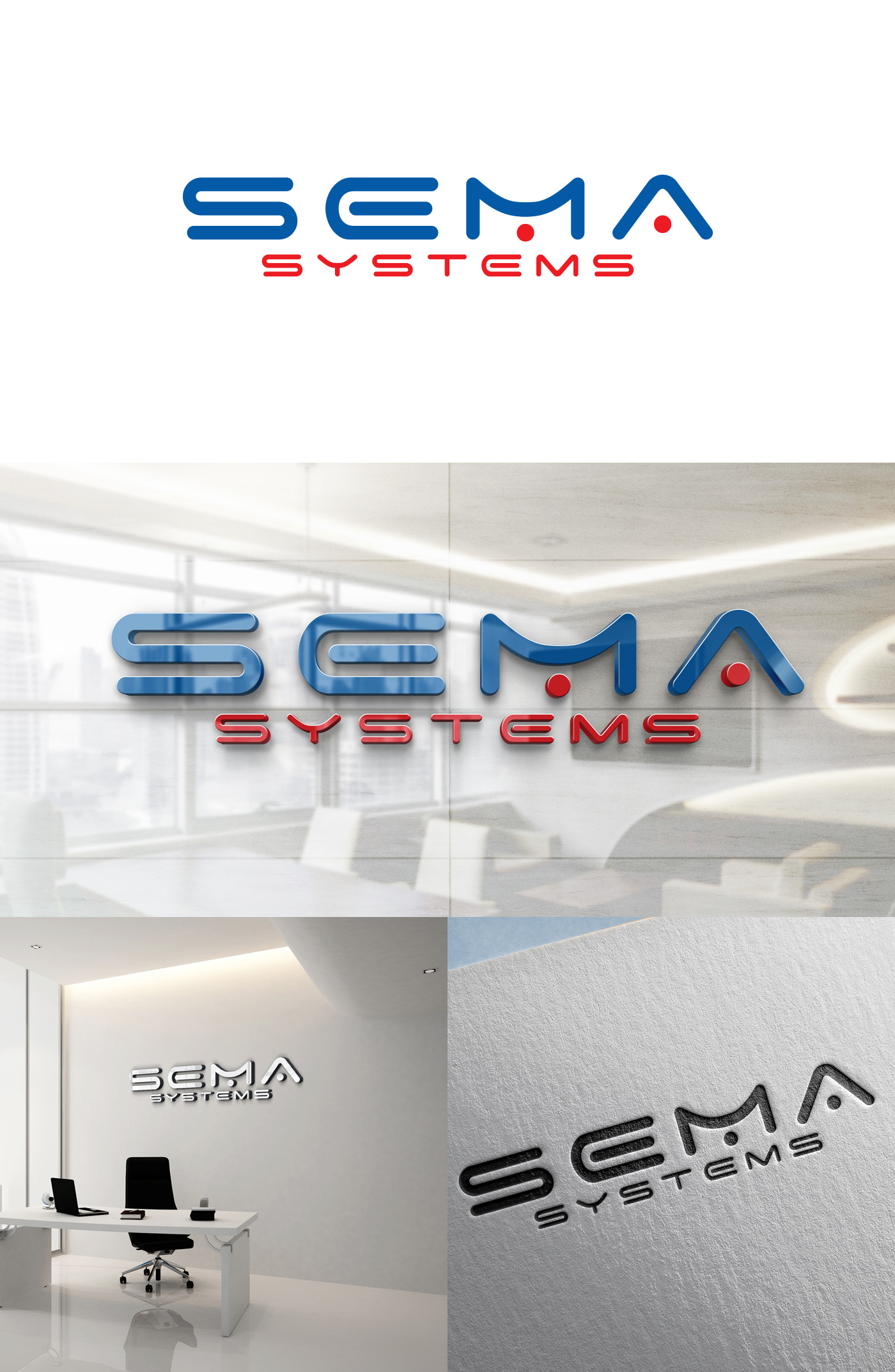 Modern, Elegant, IT Logo Design for SEMA Systems by MarvinStudio ...