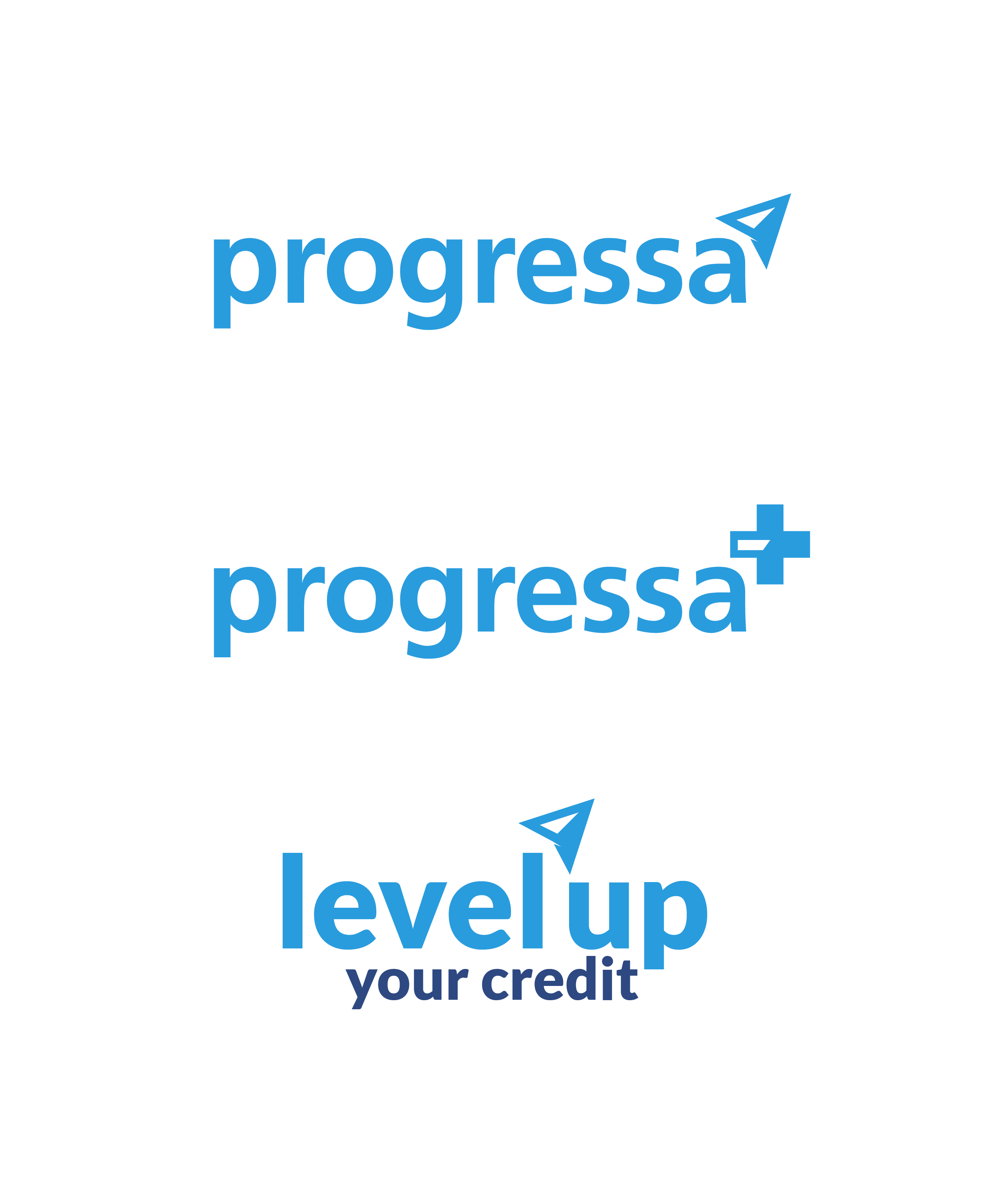 Bold, Modern, Consumer loans Logo Design for Progressa Plus and Level ...