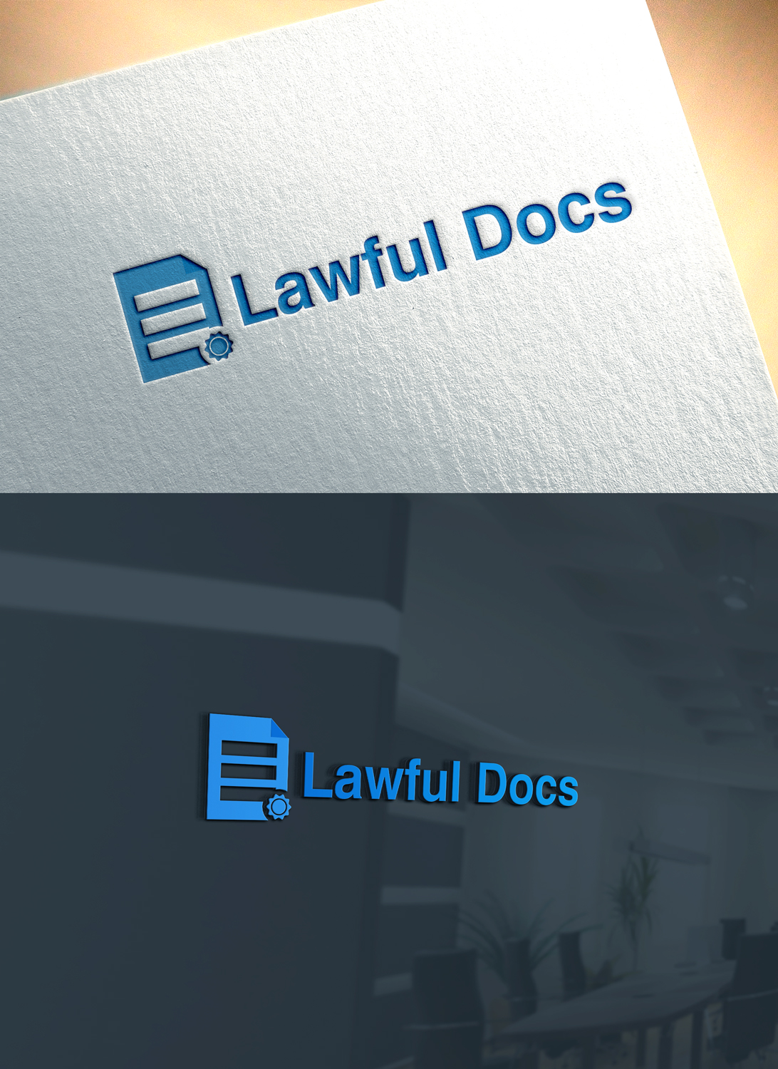 Serious, Professional, legal, law, documents Logo Design for Lawful ...