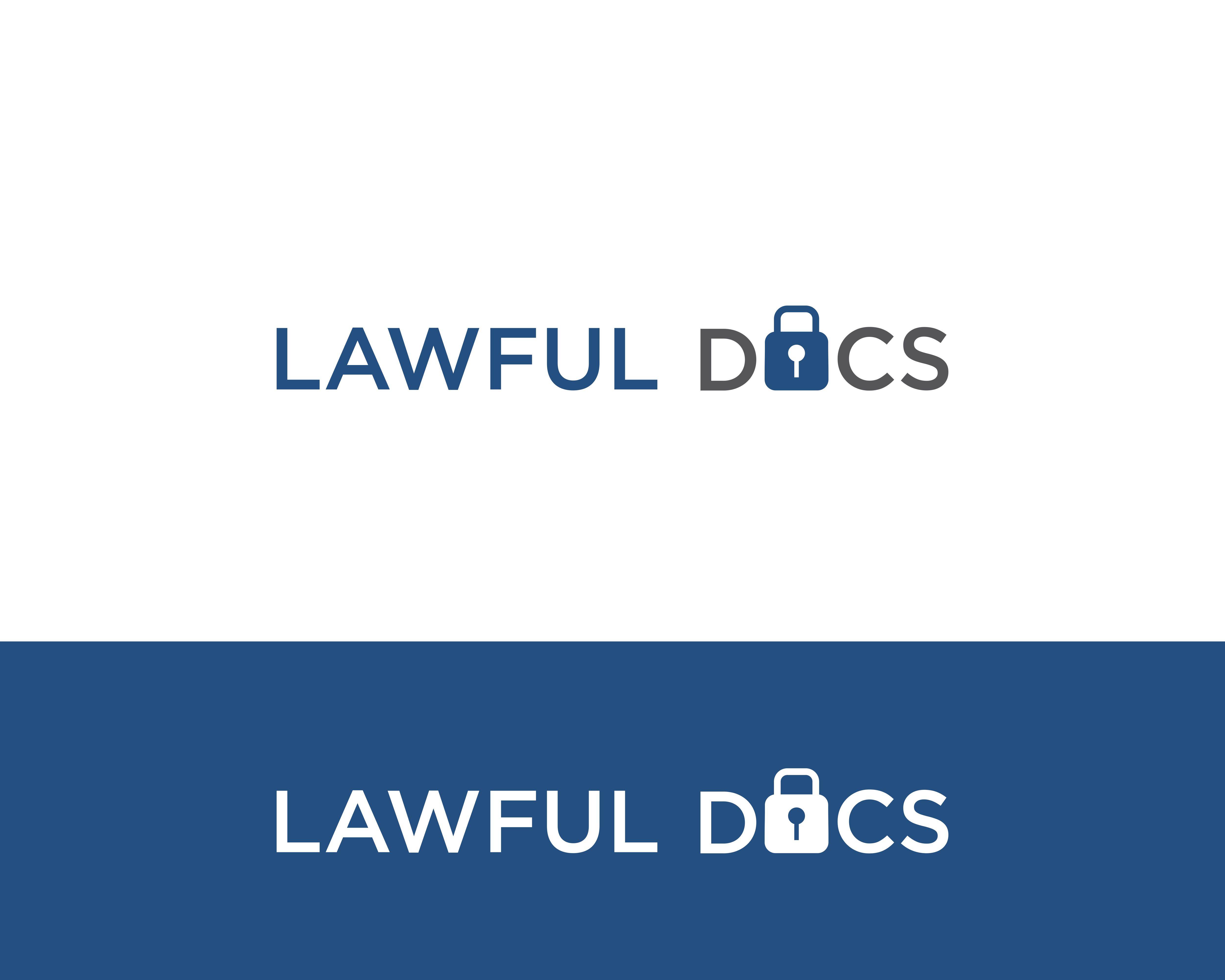 Serious, Professional, legal, law, documents Logo Design for Lawful ...