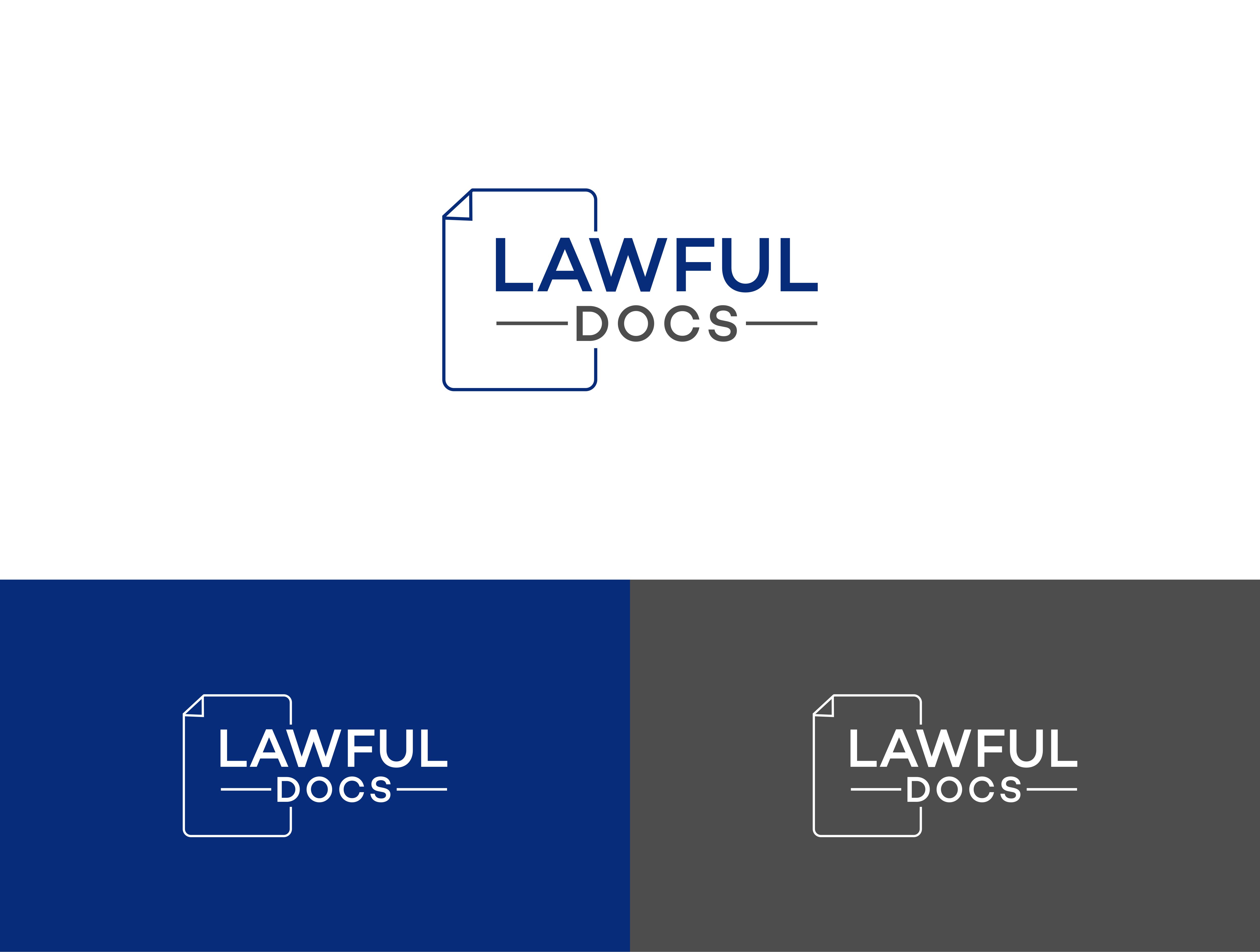 Serious, Professional, legal, law, documents Logo Design for Lawful ...