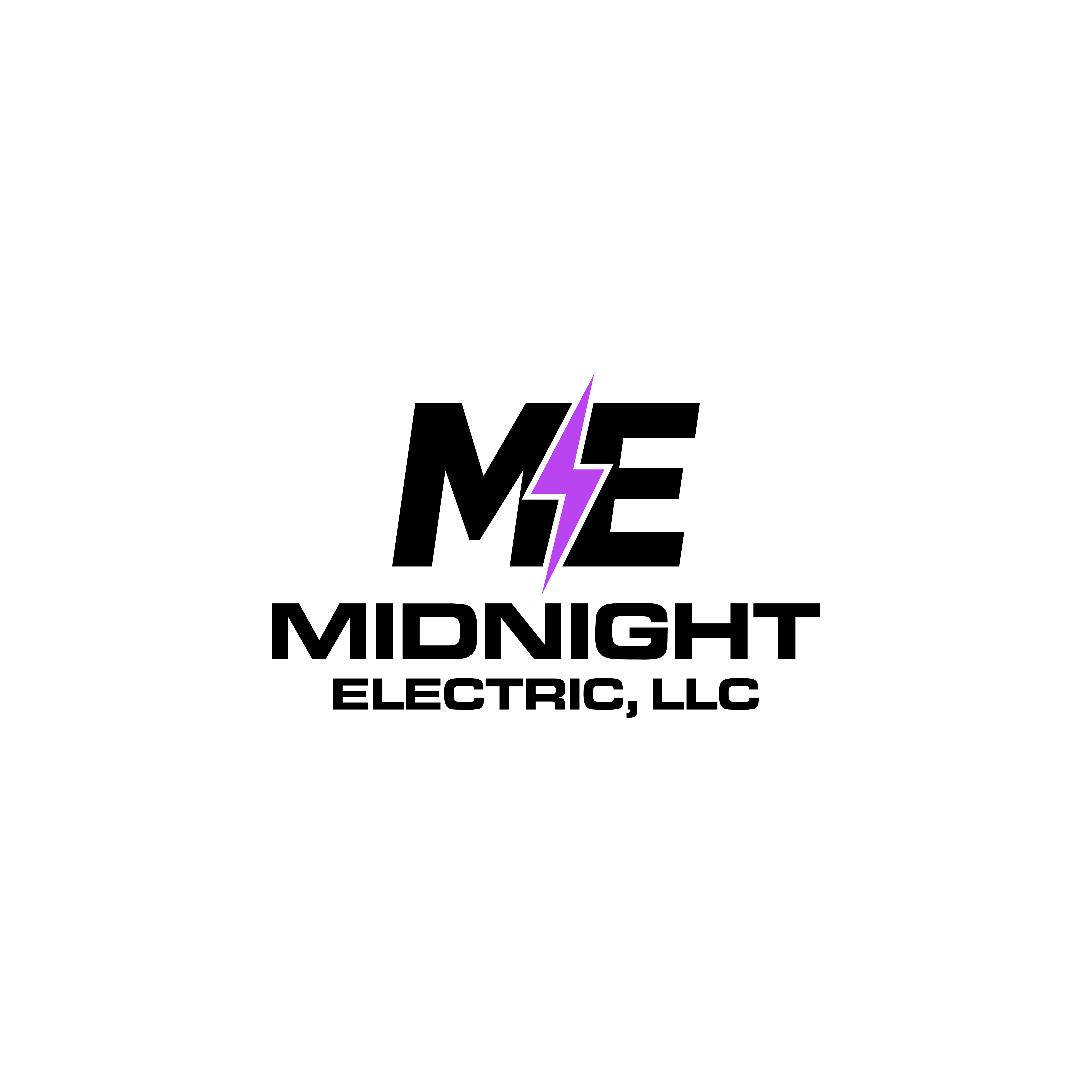 Elegant, Professional Logo Design for Midnight Electric, LLC. by Design ...