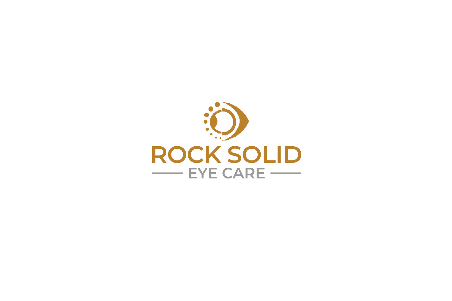 Logo Design for Rock Solid Eye Care by Riya-D | Design #31091581