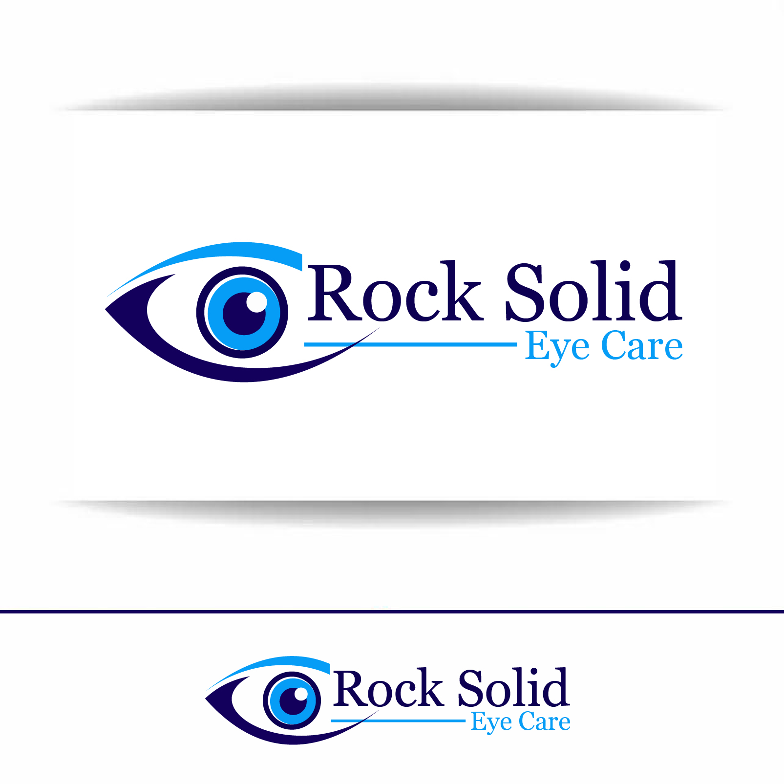 Logo Design for Rock Solid Eye Care by HAKIMA 2 | Design #31083830