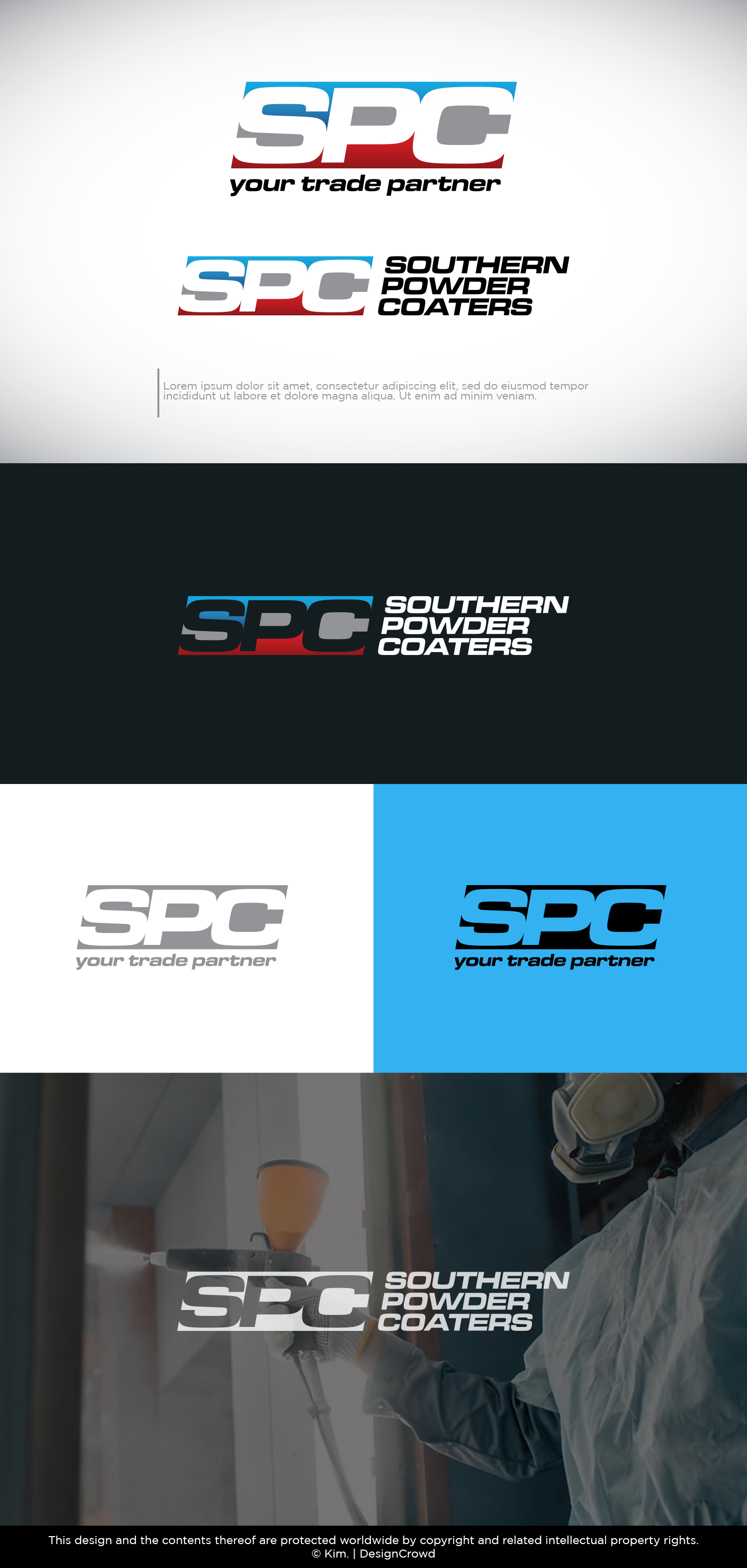 Elegant, Playful, Powder coating Logo Design for "Southern Powder ...