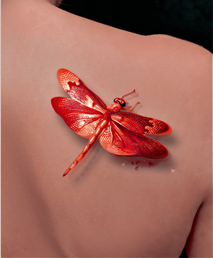 Red Dragonfly crisp/light/vibrating/translucent…no pressure, I know ...