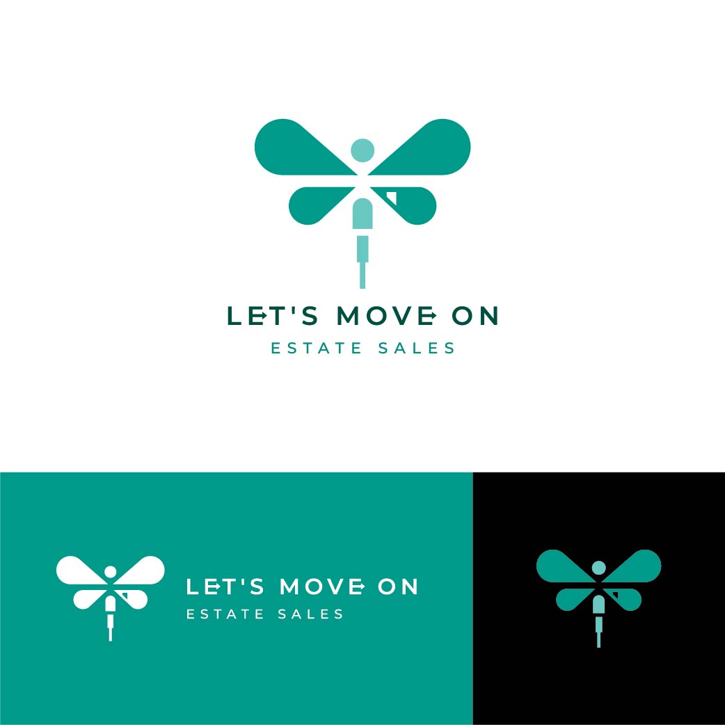 Logo Design for "Lets Move On" (depicting motion). Estate Sales by ...