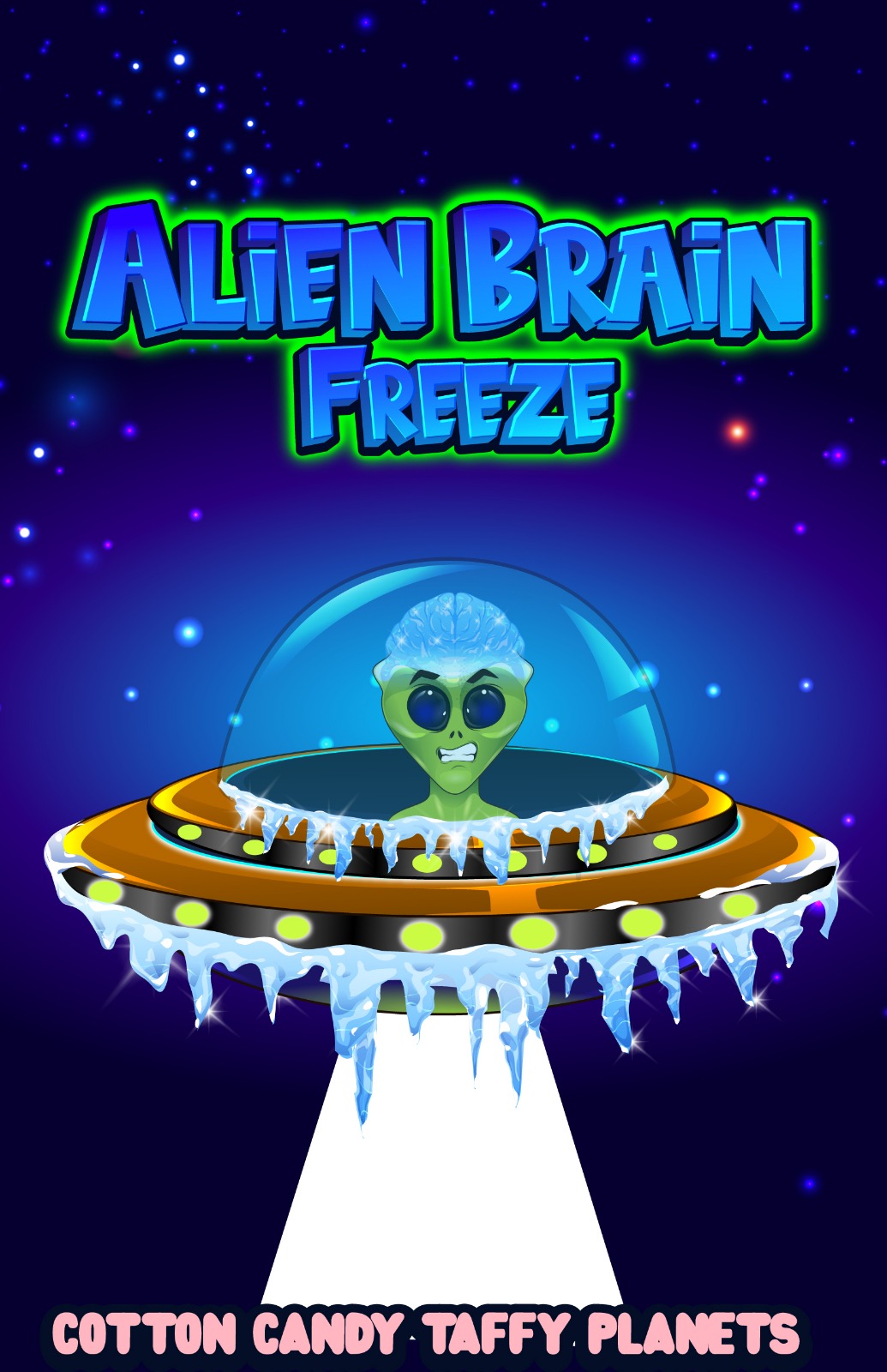 Playful, Bold, candy Logo Design for Alien Brain Freeze (at the top ...
