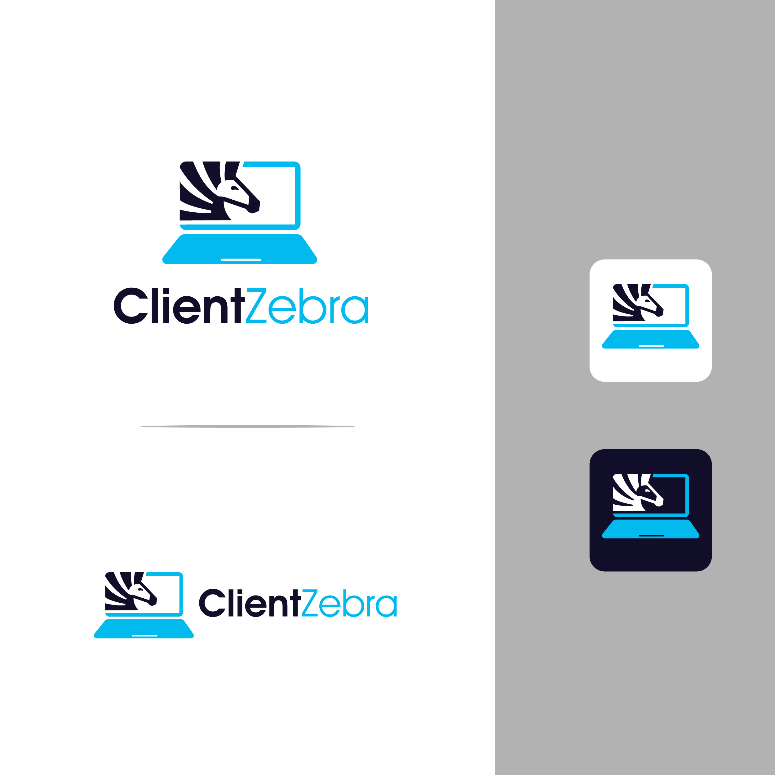 Playful, Bold Logo Design for ClientZebra by SHADMIN SHAKIB 94 | Design ...
