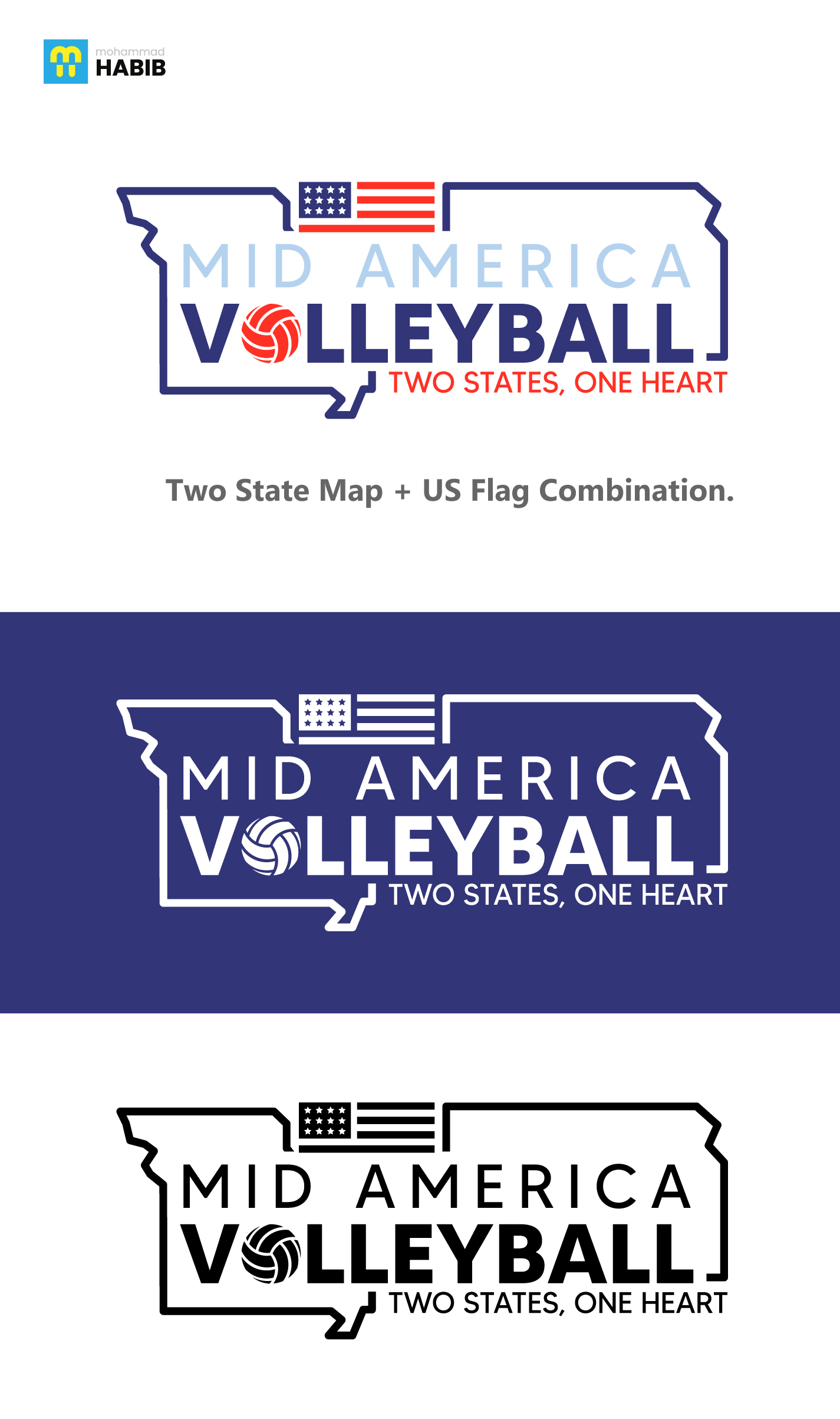 Bold, Playful, Club volleyball Logo Design for MAVS VOLLEYBALL, Mid ...