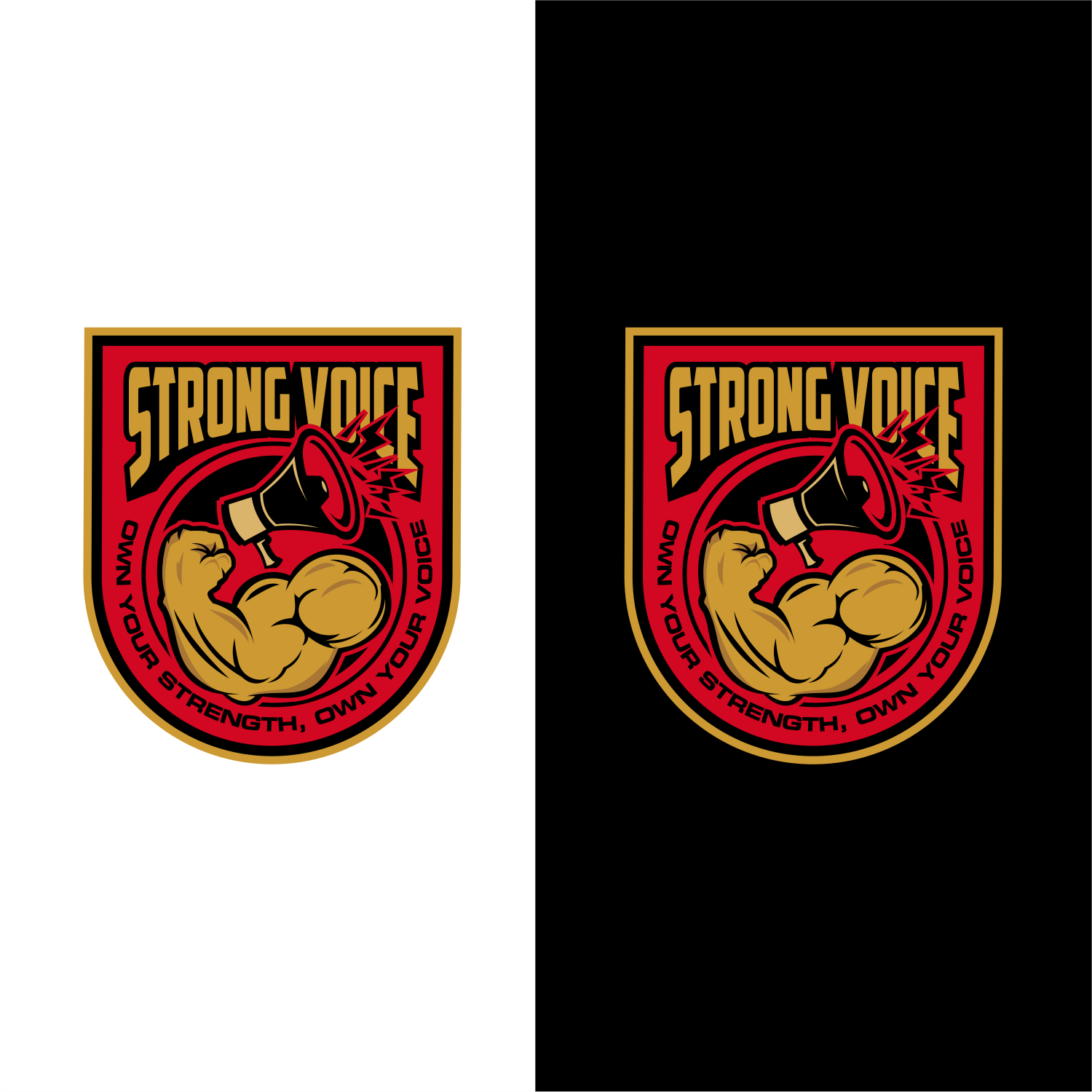 Logo Design for Own your strength, own your voice by ThiagoB | Design ...