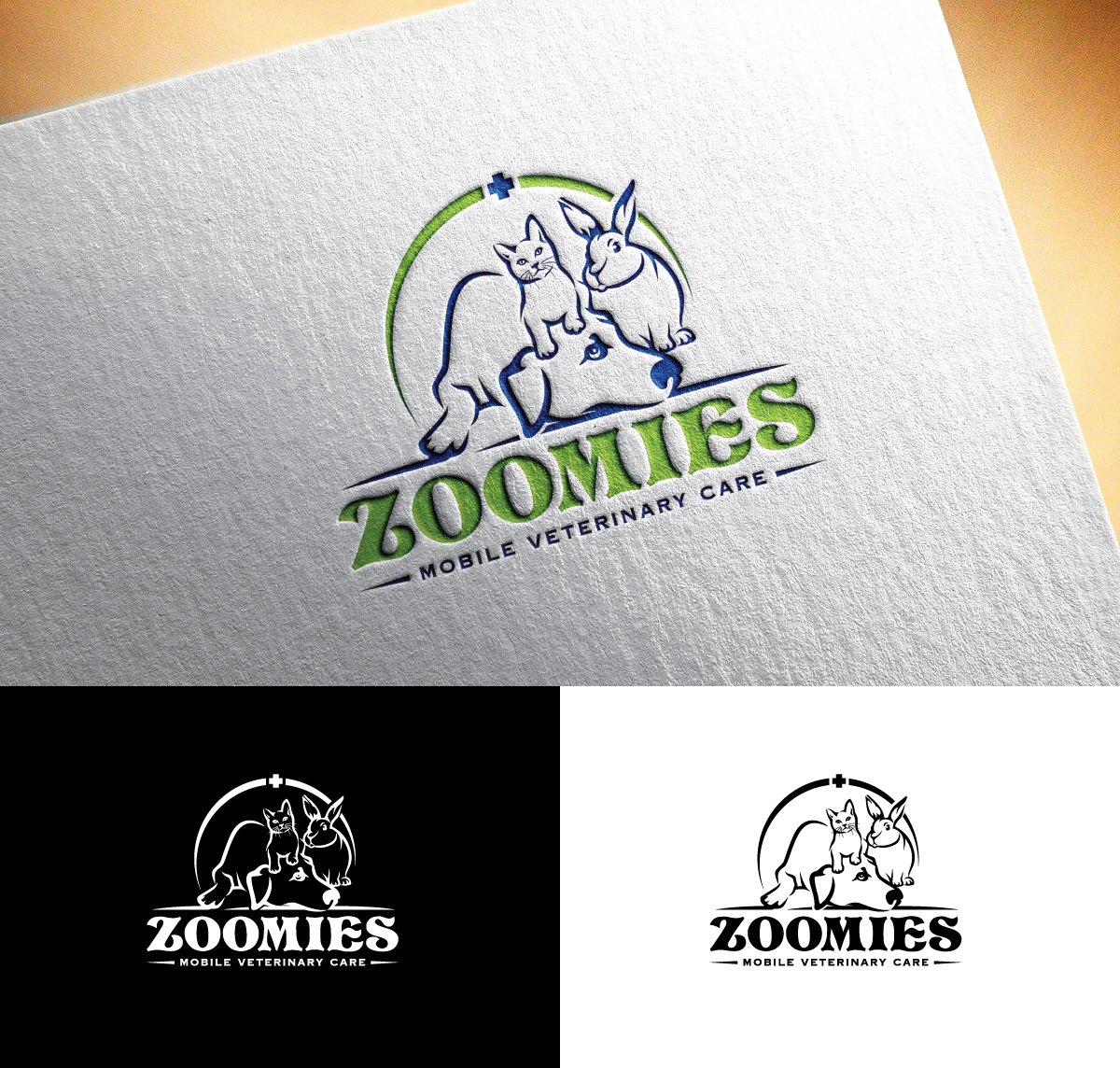 Logo Design for Zoomies mobile veterinary care by Logo Stock | Design ...