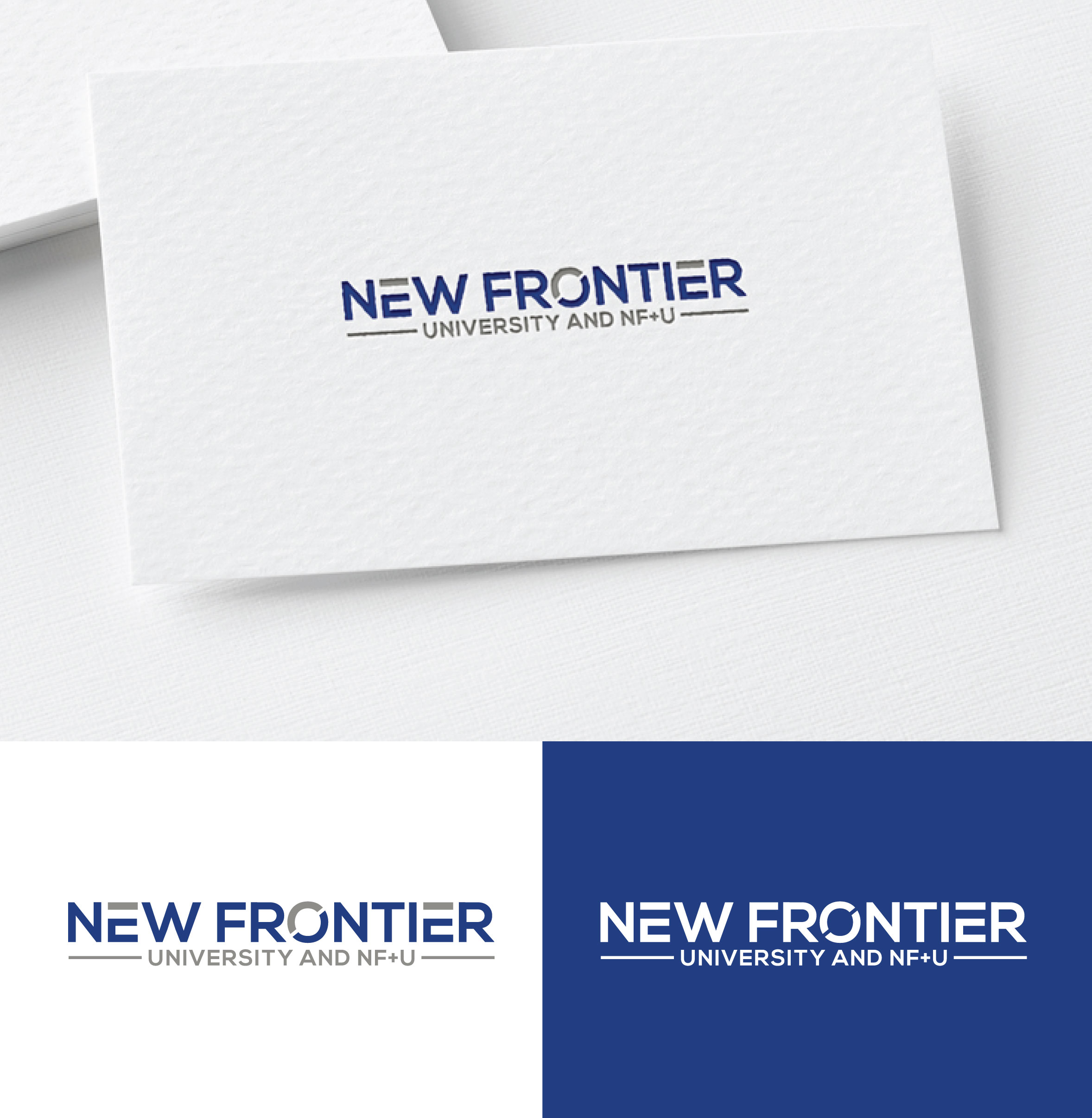 Logo Design for New Frontier University and NF+U by Roxxx | Design ...