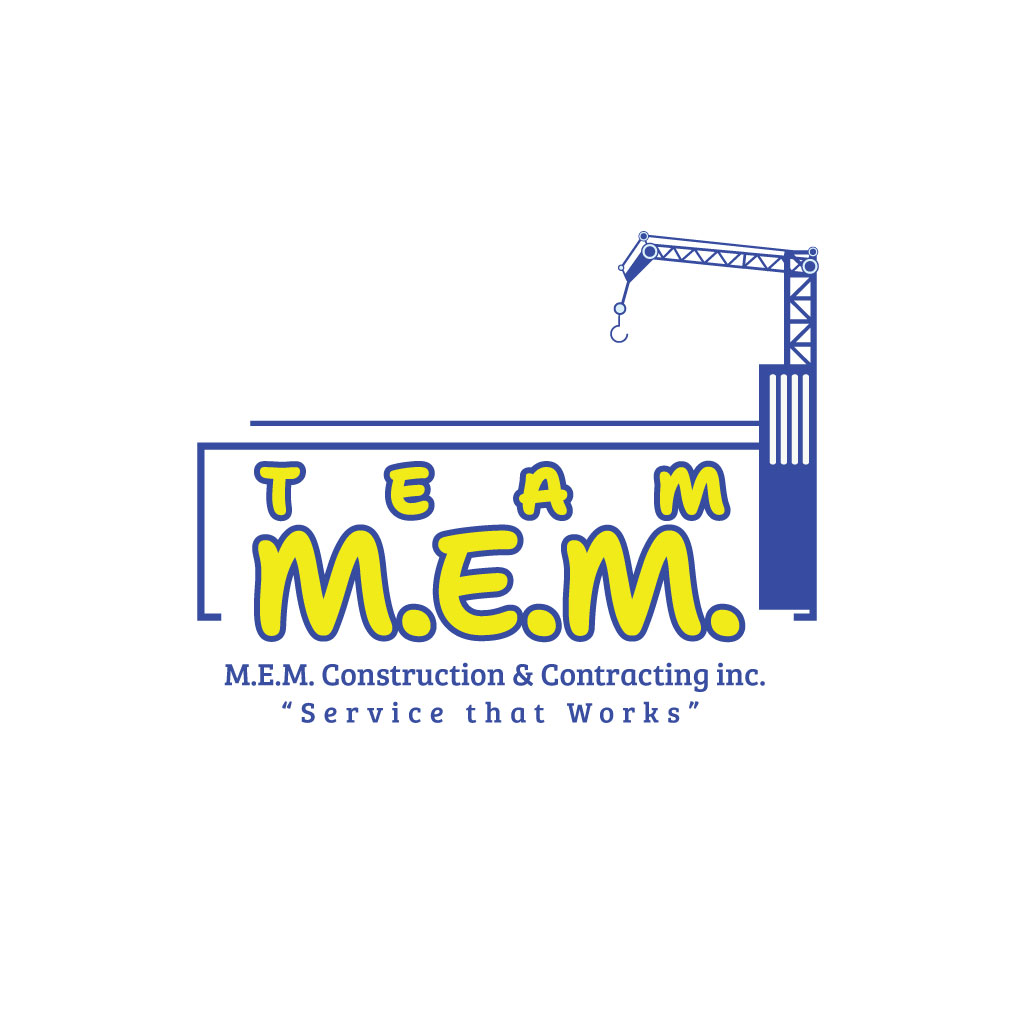 Logo Design for Team M.E.M M.E.M Construction & Contracting inc. “Service that Works” by Roland ...