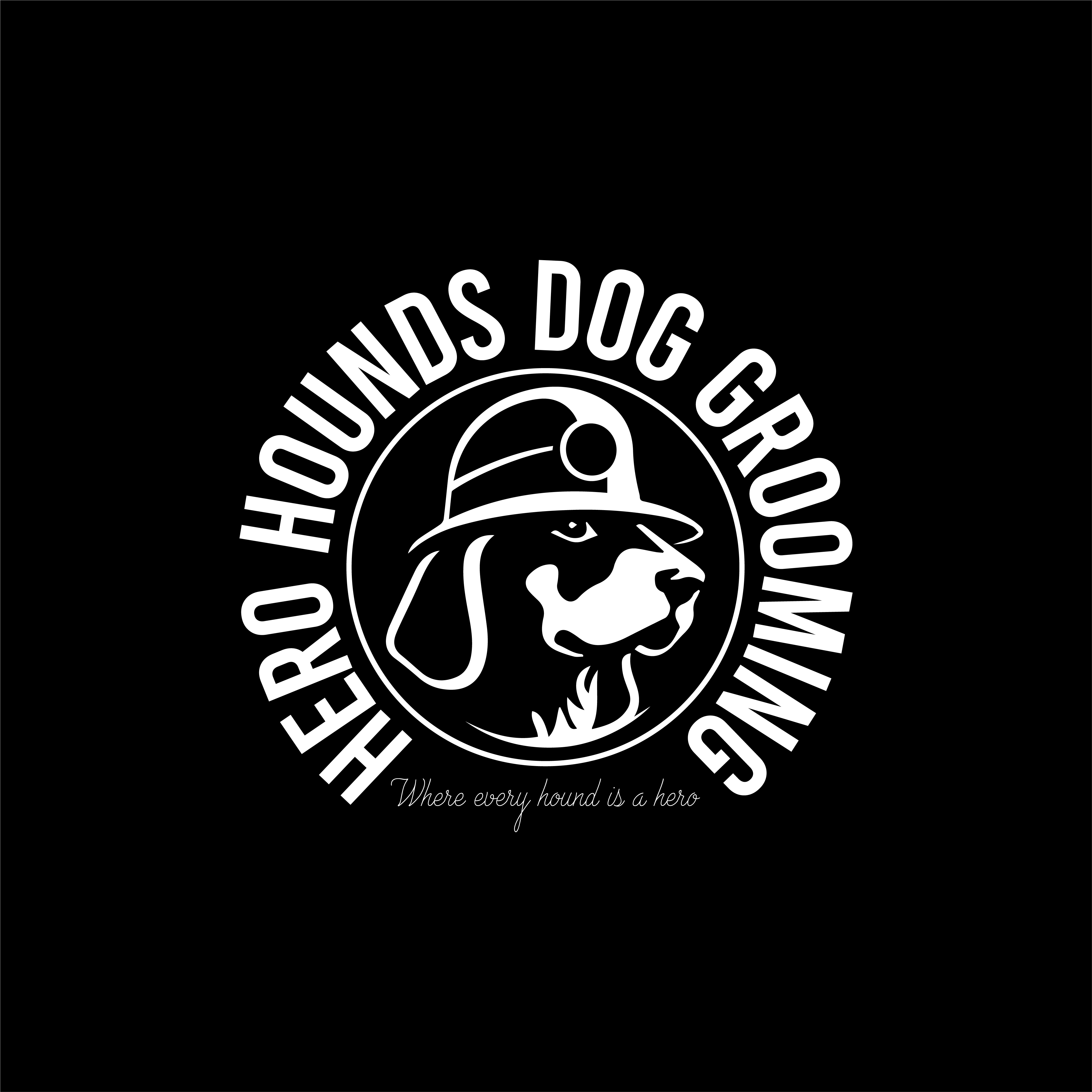 Logo Design for Hero Hounds Dog Grooming by Looja Brandings | Design ...