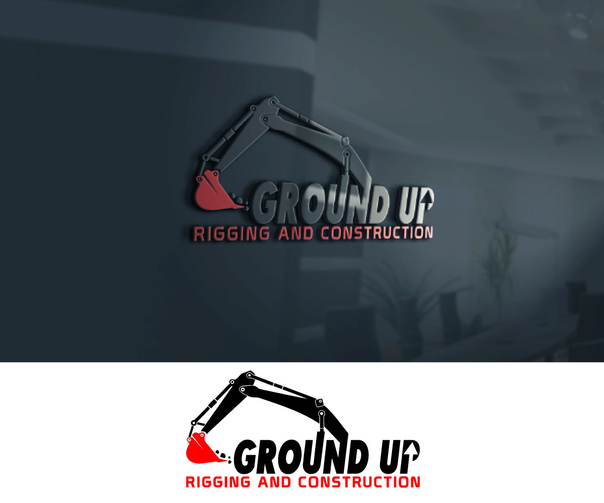 Logo Design for Ground Up Rigging and Construction by FARU ...