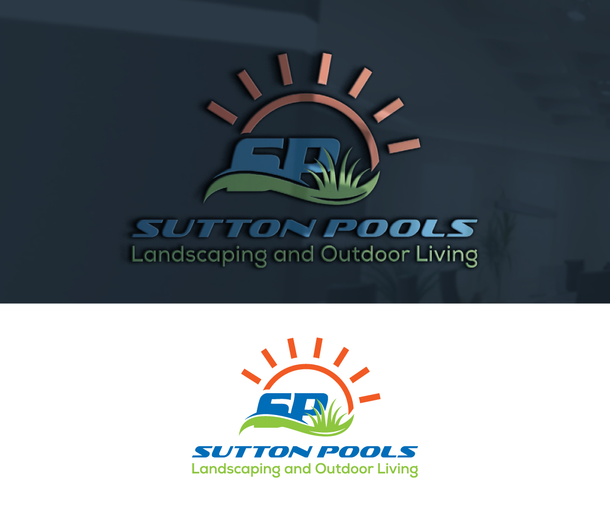 Bold, Serious Logo Design for Sutton Pools, Landscaping and Outdoor ...