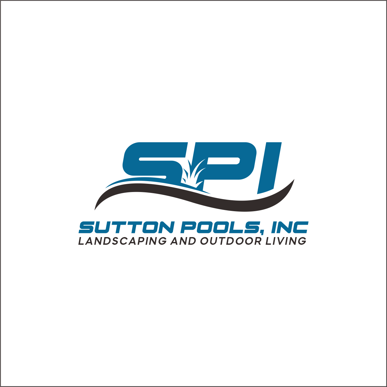 Bold, Serious Logo Design for Sutton Pools, Landscaping and Outdoor ...