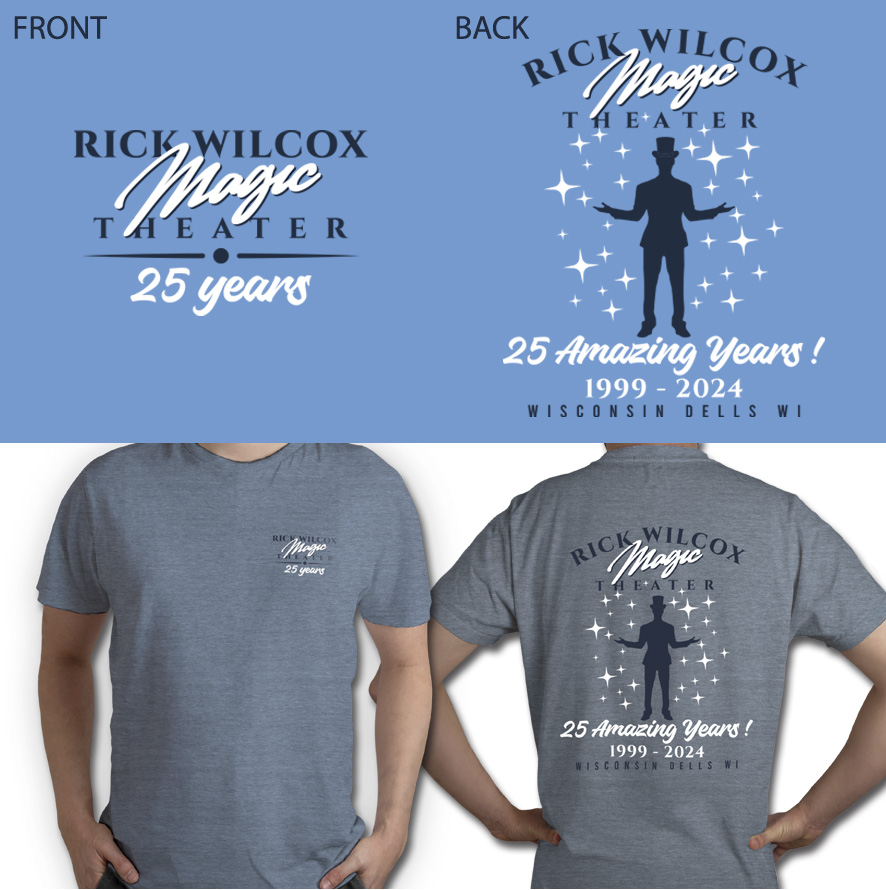 Upmarket, Playful, Magic, Entertainment T-shirt Design for Rick Wilcox ...