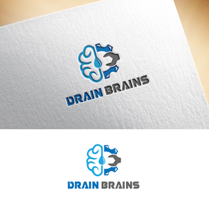 Drain Brains Plumbing Professionals | 38 Logo Designs for Drain Brains