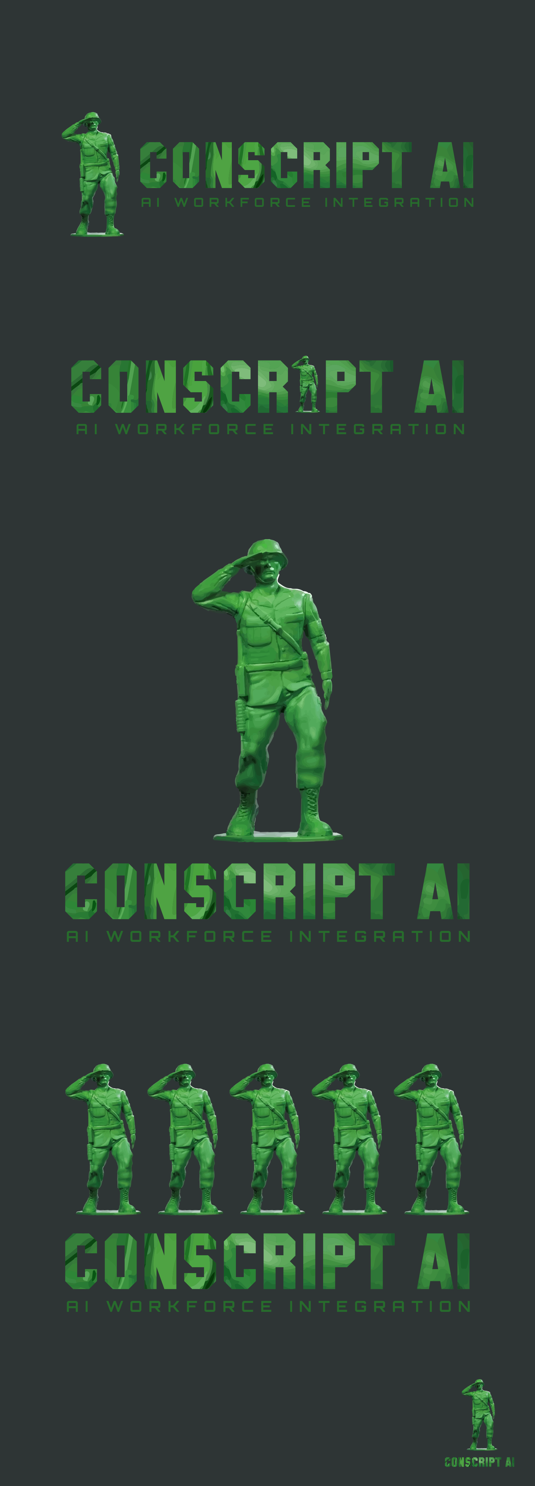 Bold, Professional Logo Design for Conscript AI by Oleksandr Tovarkov ...