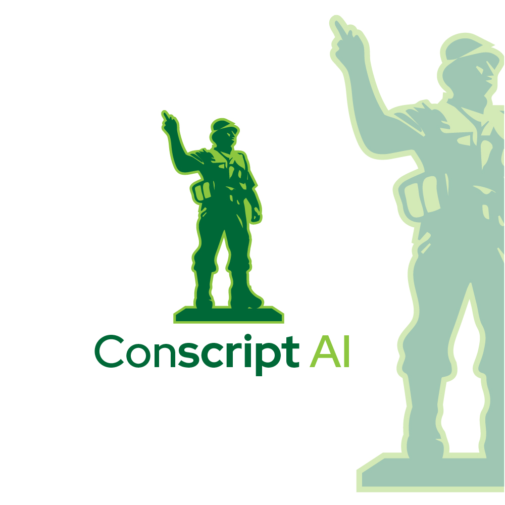 Bold, Professional Logo Design for Conscript AI by vidarshana 2 ...