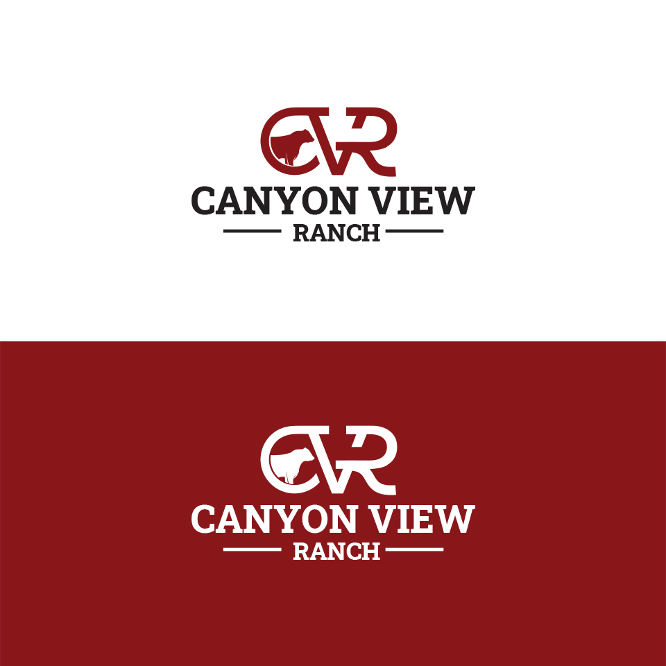 Elegant, Playful Logo Design for canyon view ranch or CVR or none by ...