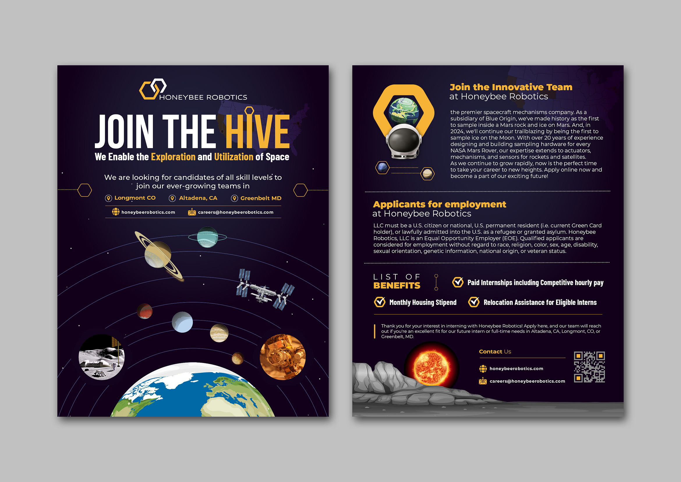 Bold, Professional, Aerospace Flyer Design for a Company by debdesign ...