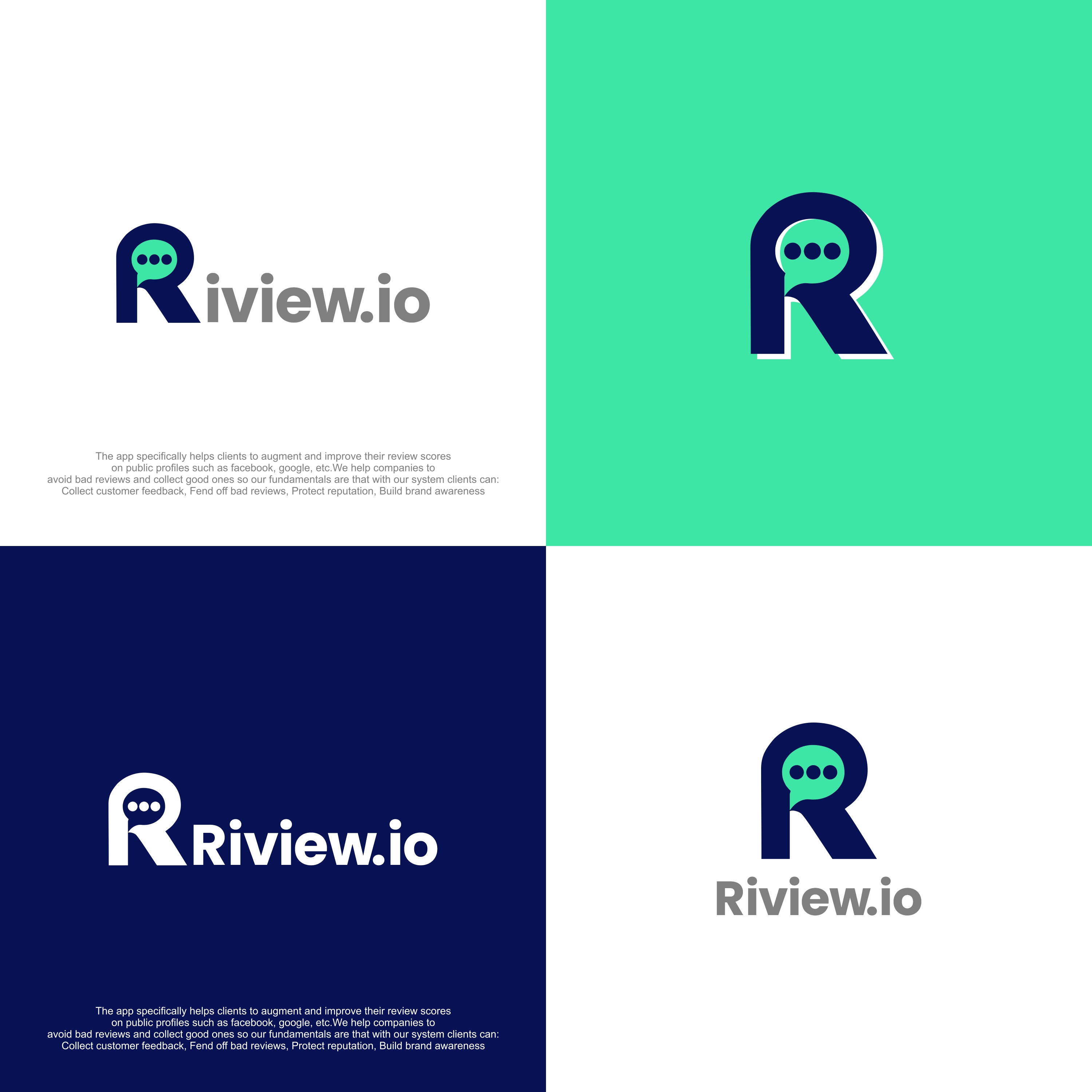 Logo Design for Riview by Farqaleit™ | Design #31139139