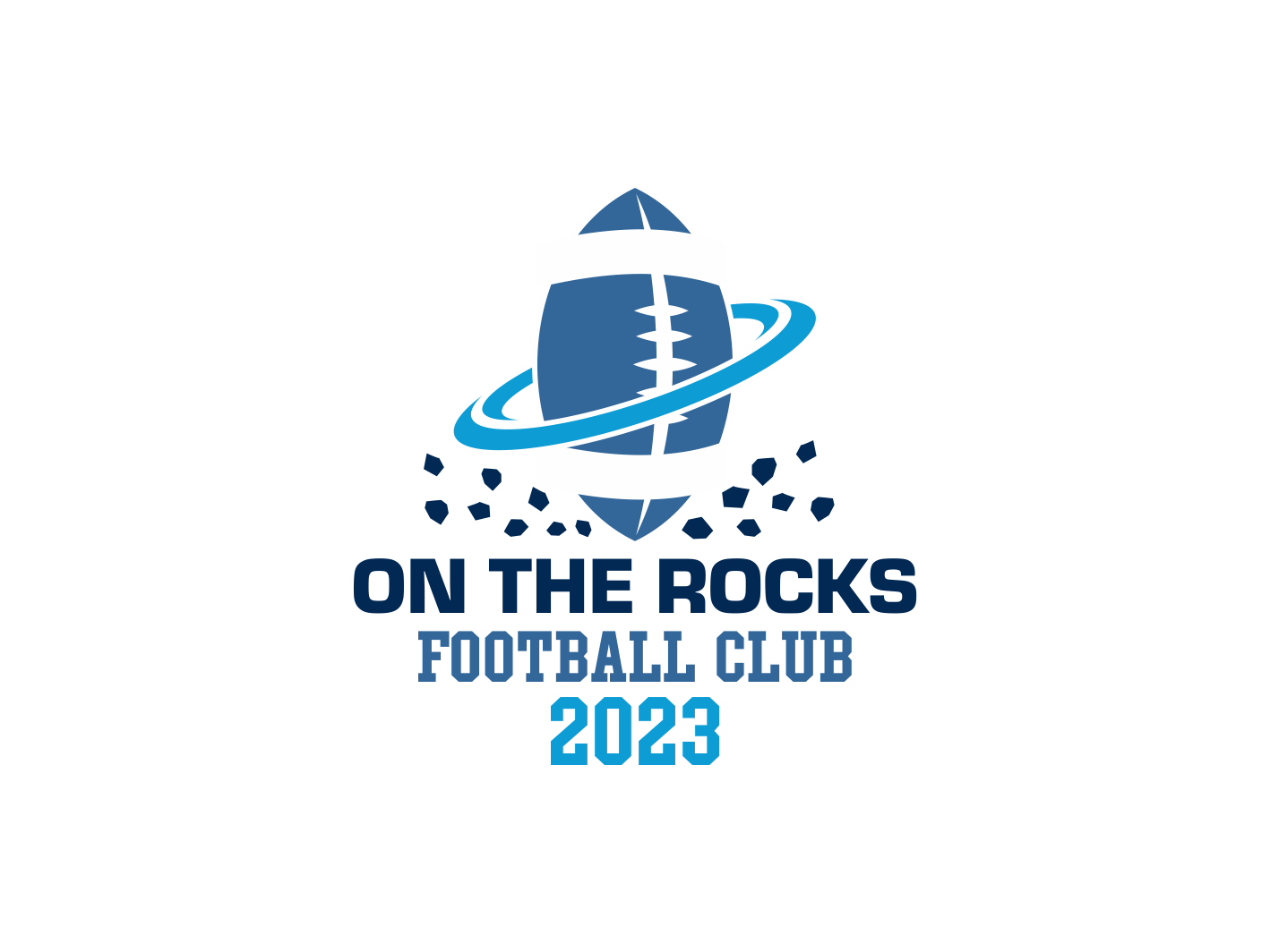 Elegant, Playful Logo Design for On The Rocks Football Club 2023 by ...