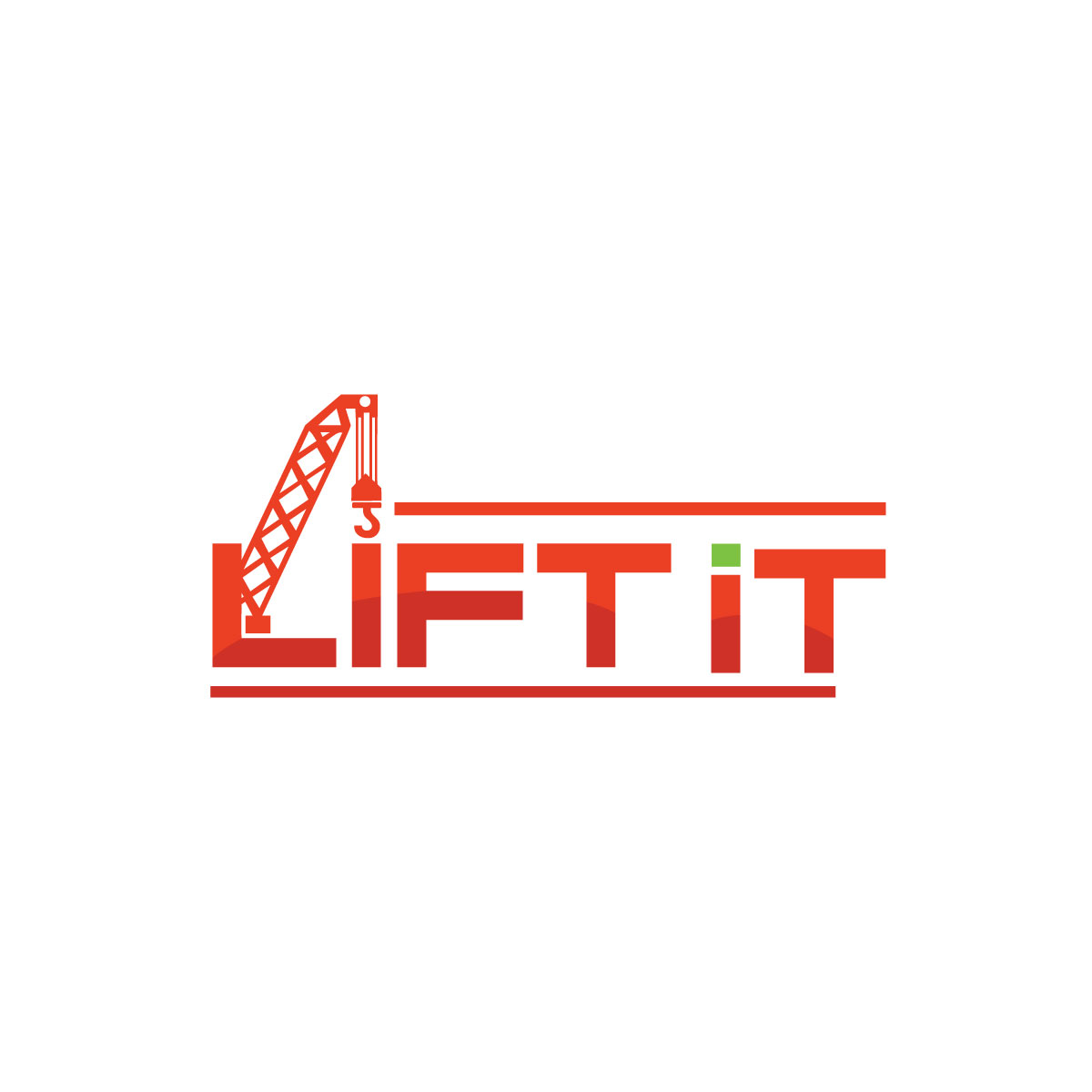 Bold, Modern, Crane Service Logo Design for Lift It crane and rigging ...