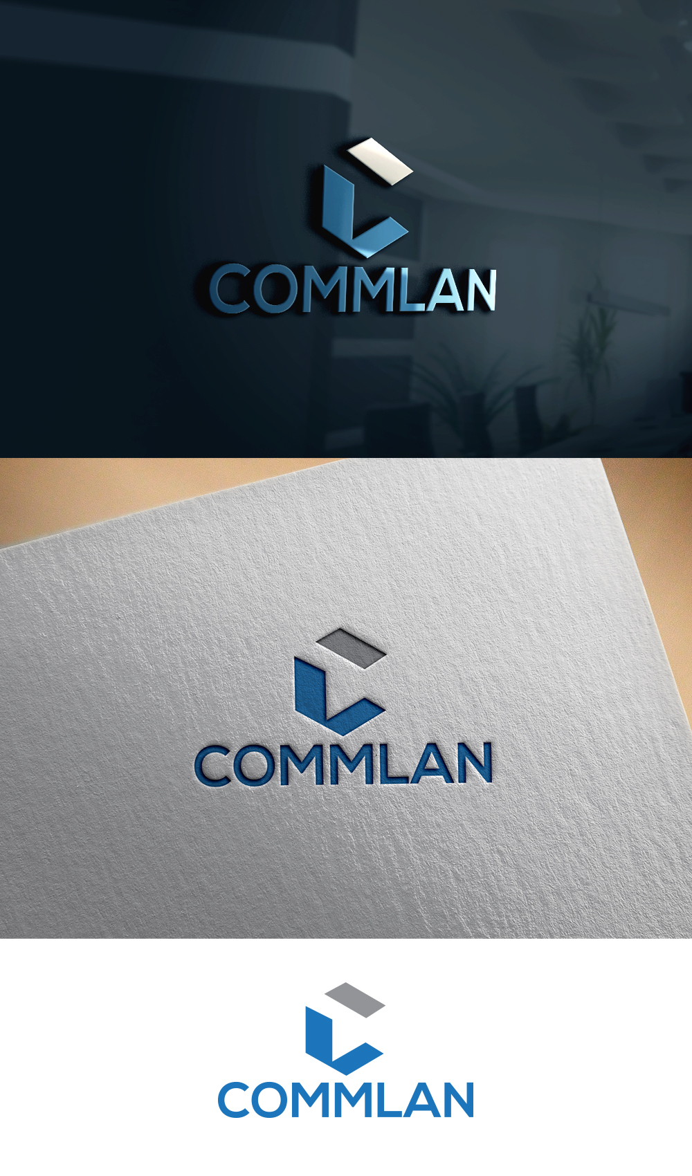 Elegant, Serious, IT service Provider Logo Design for commlan by ...