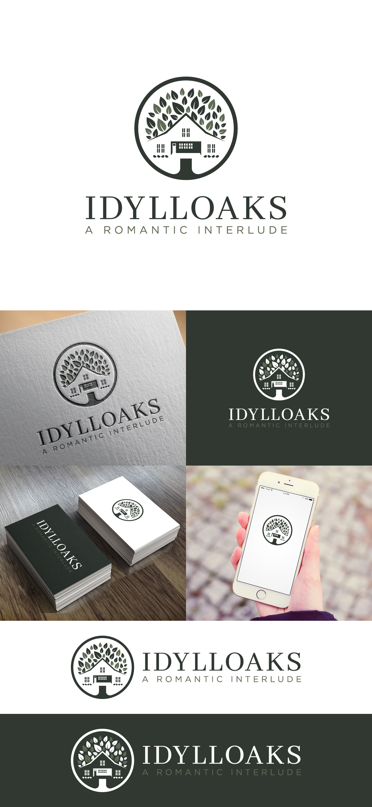 Elegant, Playful Logo Design for Idylloaks by NineOwl | Design #31193115